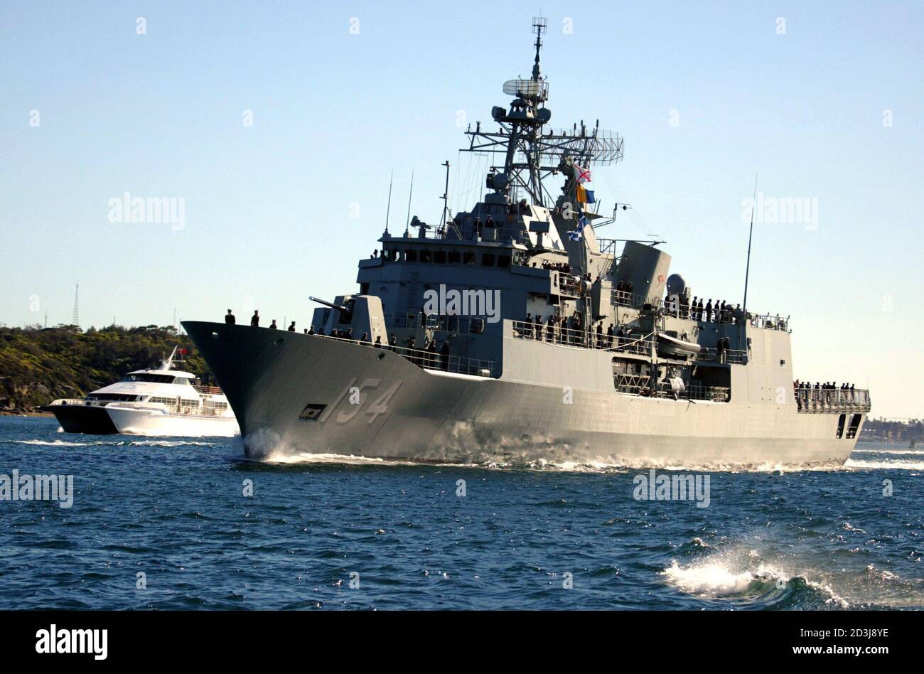 Hmas melbourne sydney harbour hi-res stock photography and images - Alamy