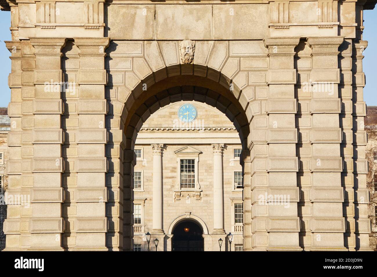 The exterior of Trinity College in Dublin, Ireland Stock Photo - Alamy