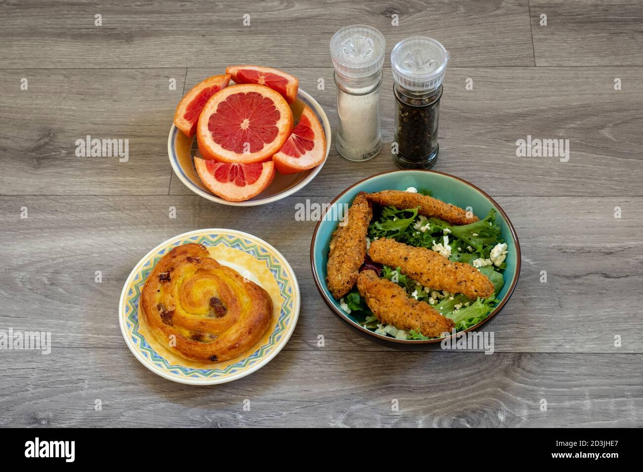 Typical food photo layout for gig-economy food photography, UK Stock ...