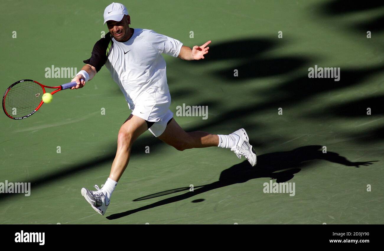 Sport tennis forehand andre agassi hi-res stock photography and images ...