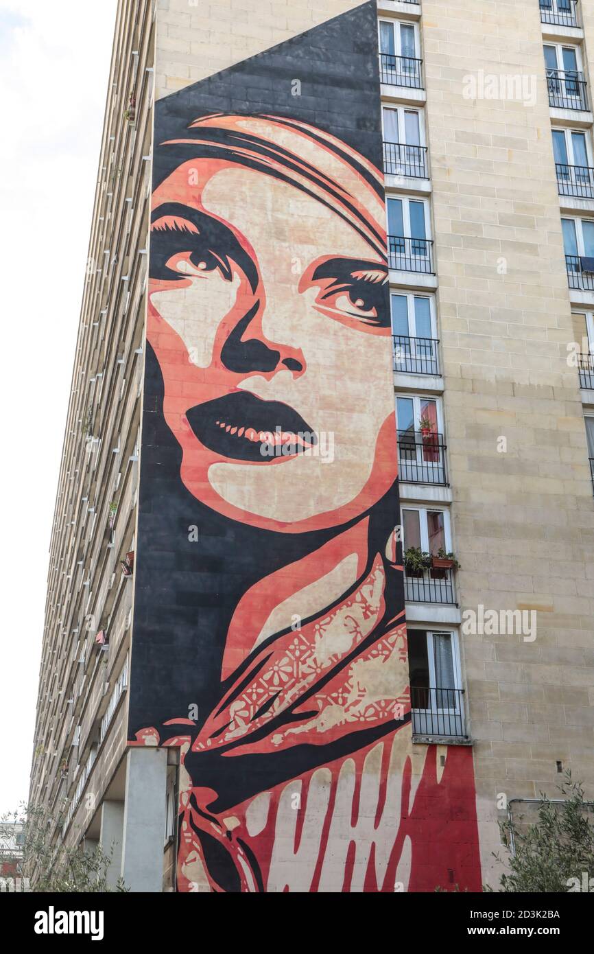 Paris 13 mural street art hi-res stock photography and images - Alamy