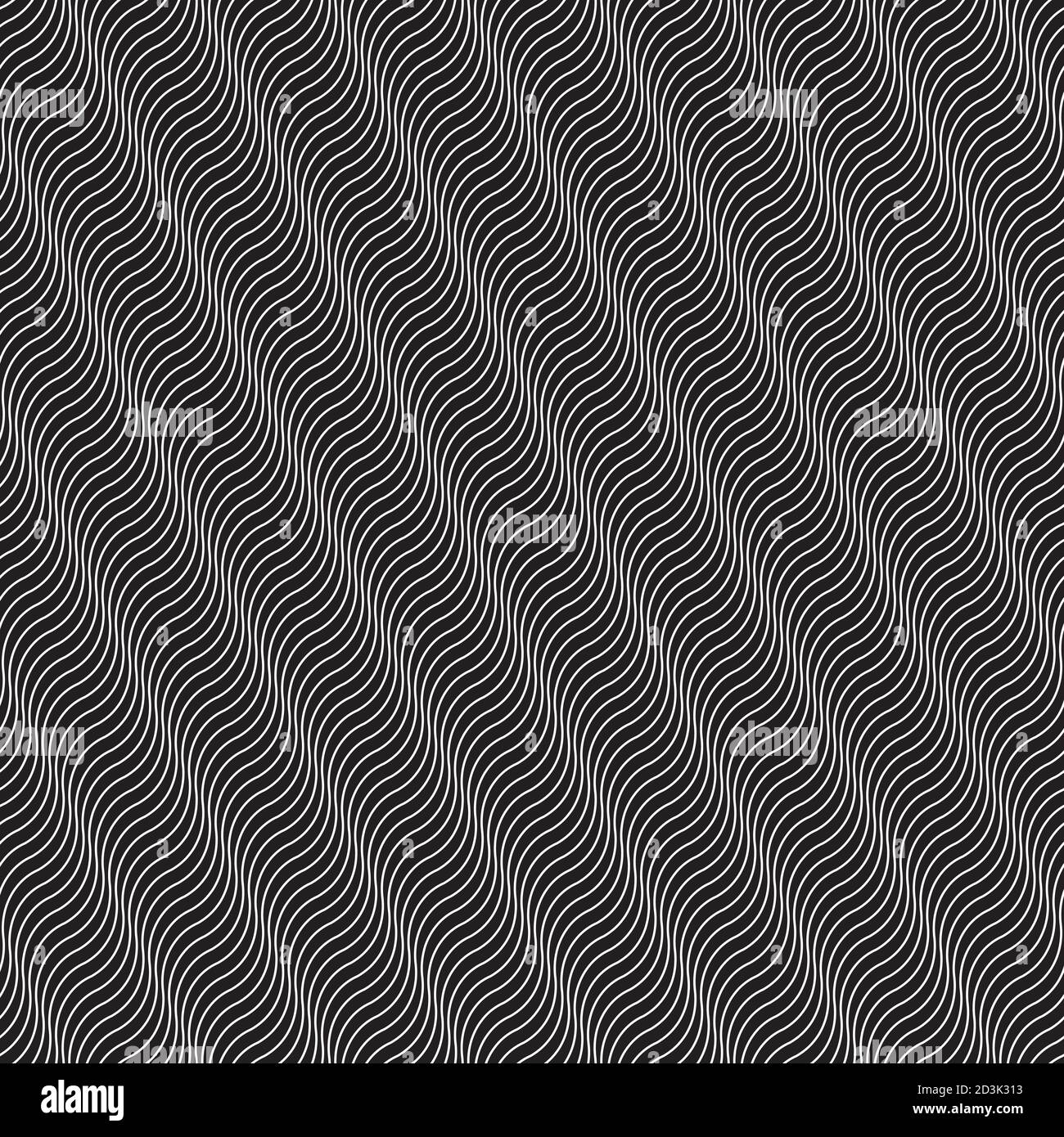 Seamless pattern with white wavy lines Stock Vector Image & Art - Alamy