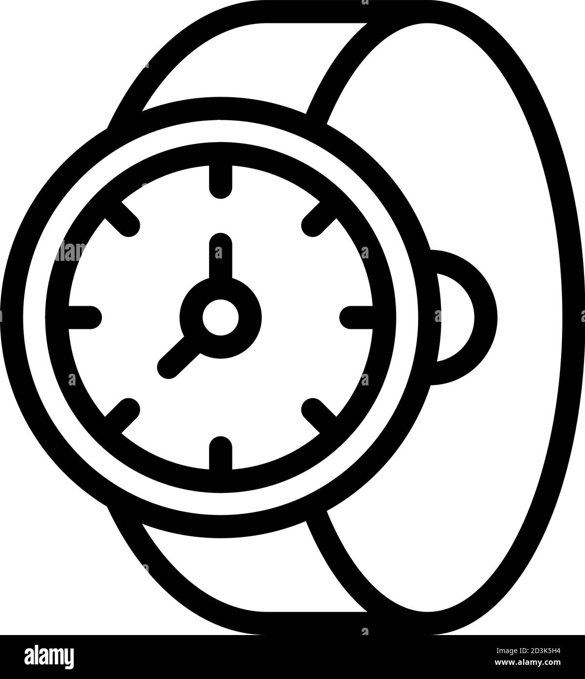 Hand watch icon, outline style Stock Vector Image & Art - Alamy