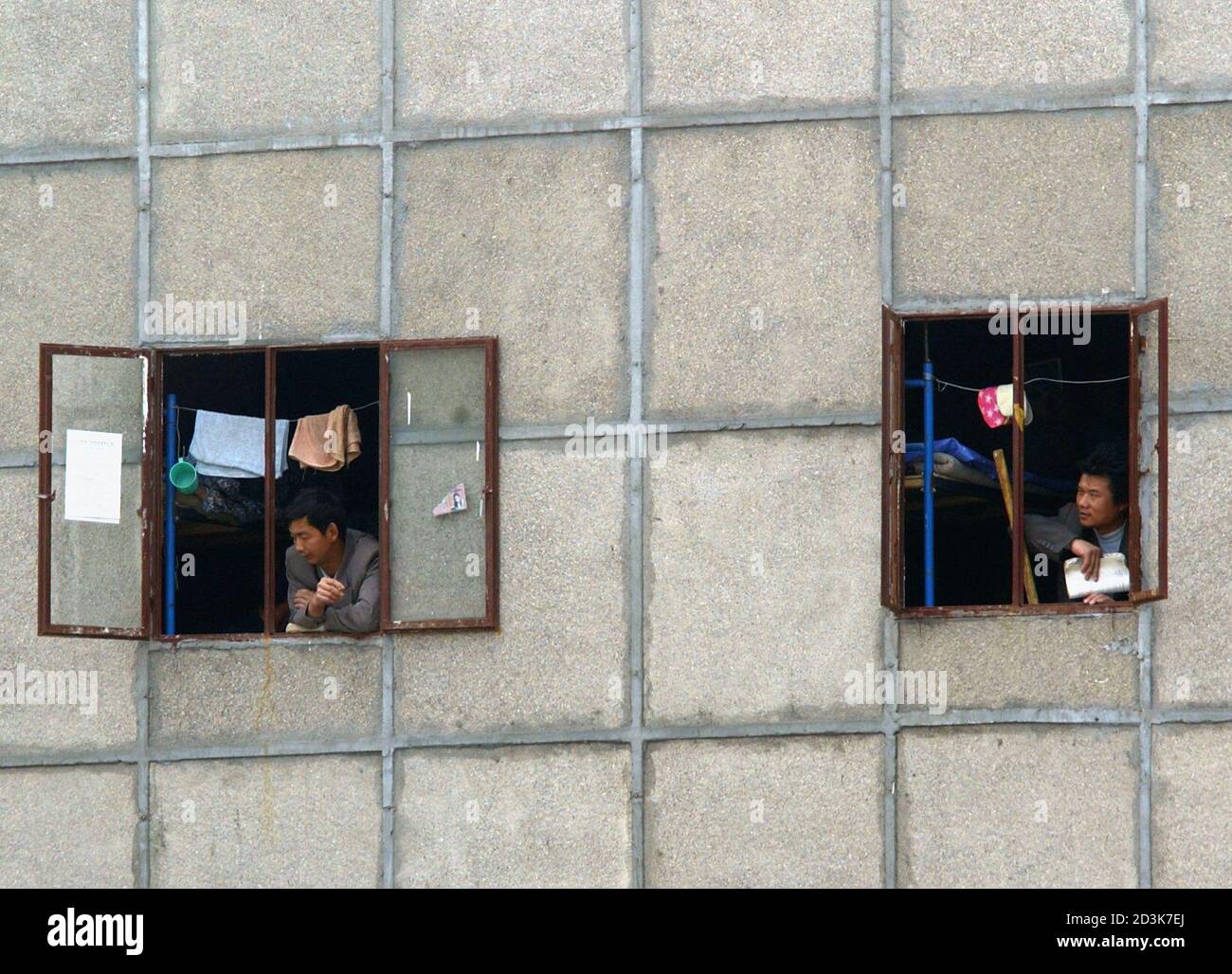 Chinese workers dormitory in construction hi-res stock photography and ...