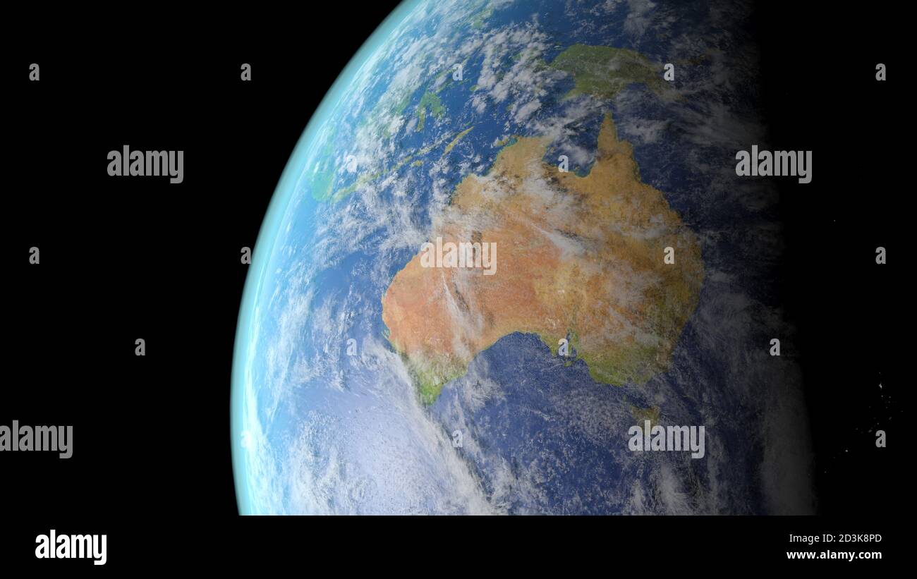 Australia seen from space 3D rendering Stock Photo - Alamy Australia seen from space 3D rendering Stock Photo - Alamy