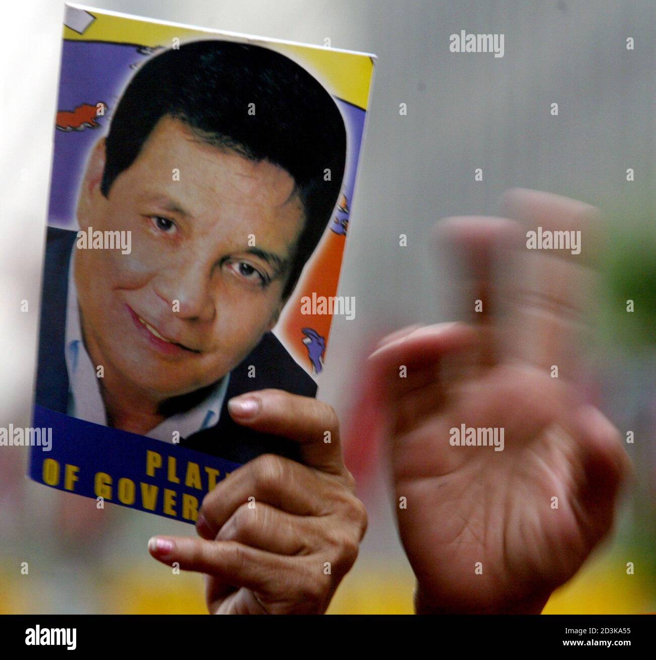 Campaign poster philippines presidential candidate hi-res stock ...