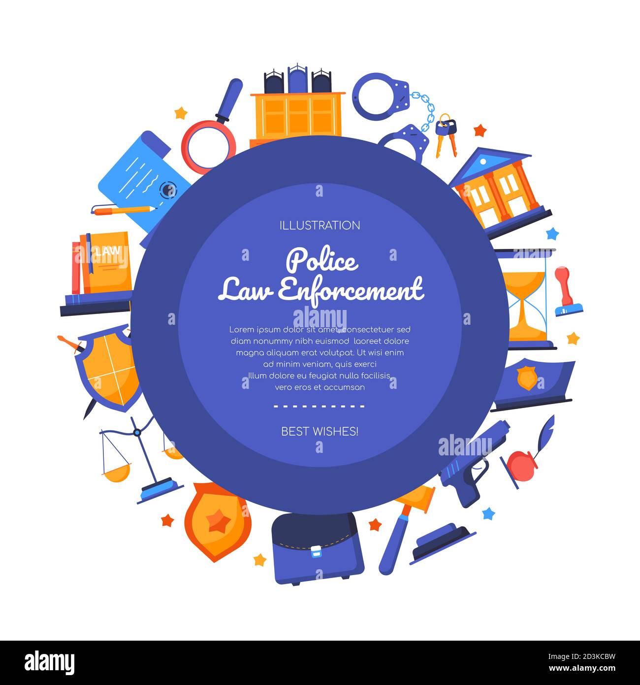 Police law Stock Vector Images - Alamy