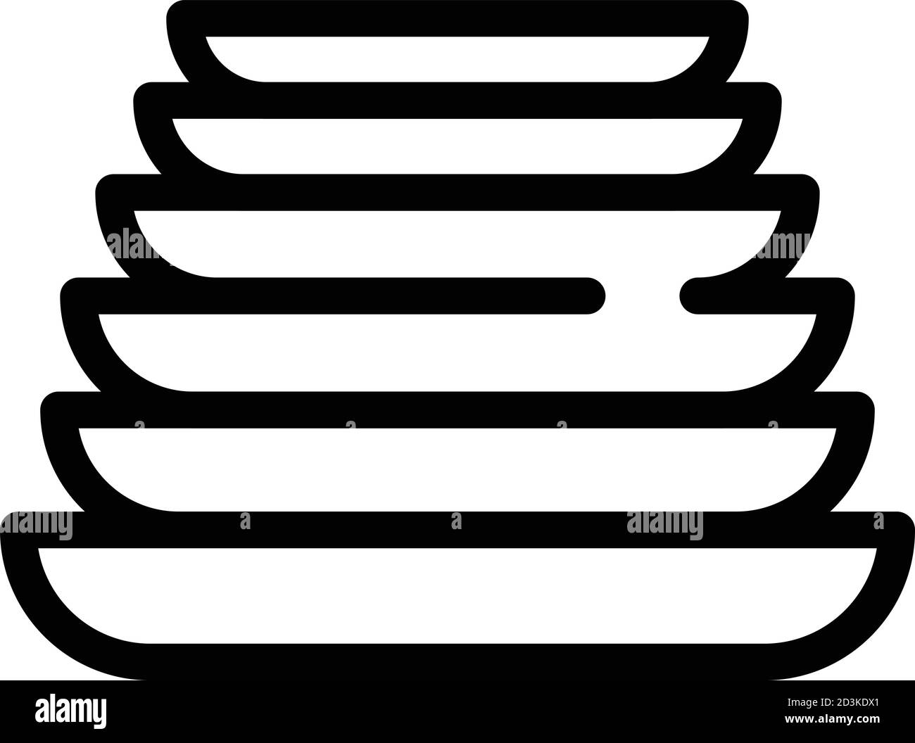 Stack Plates Clipart