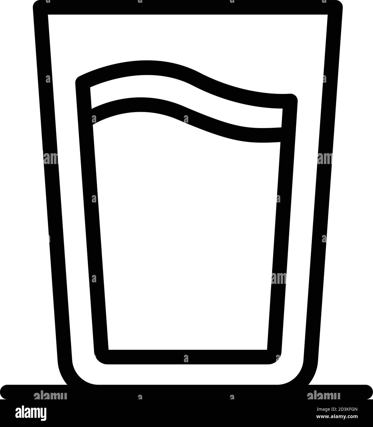 Warm glass mug icon, outline style Stock Vector Image & Art - Alamy