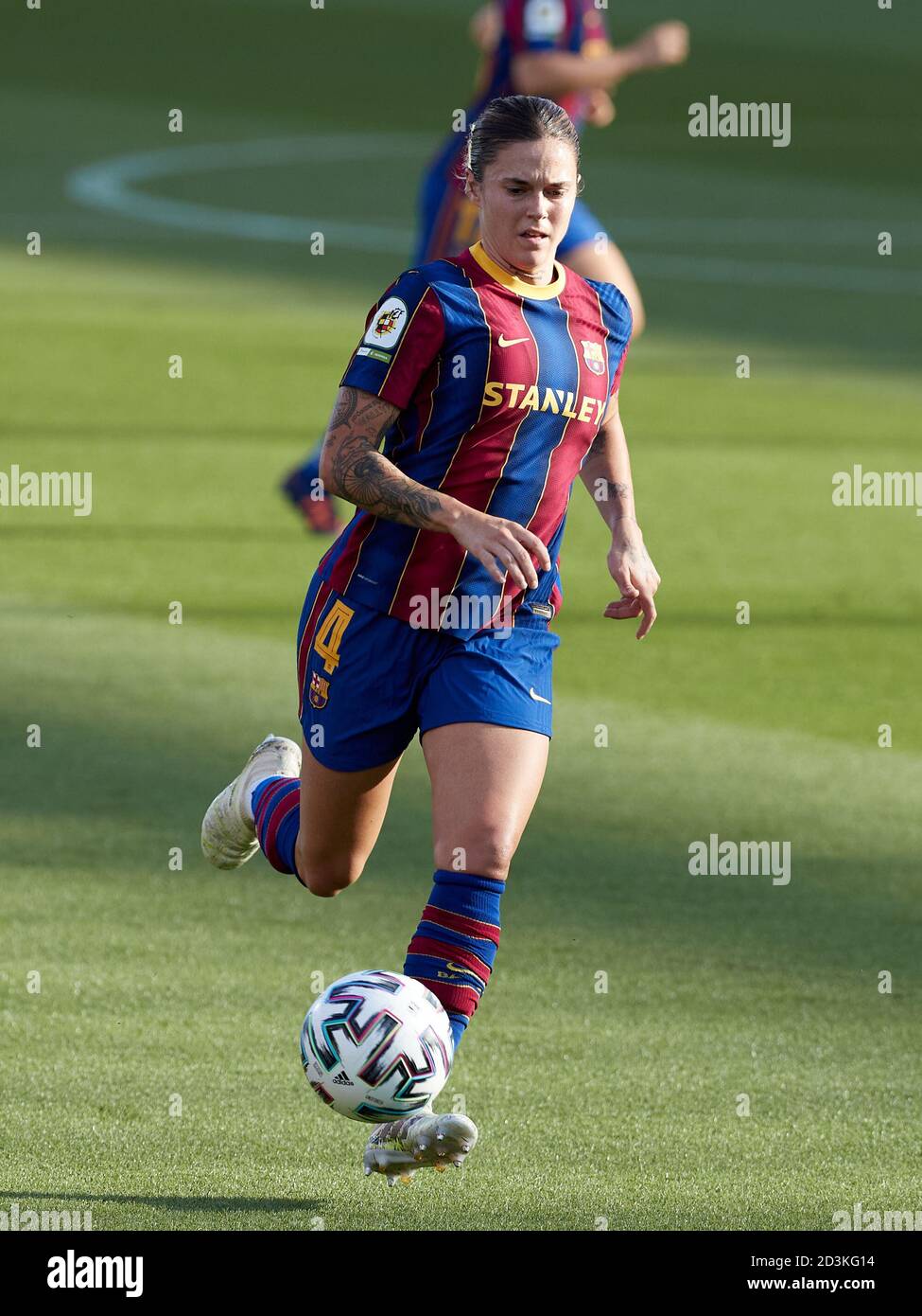 Barcelona, Spain. 8th Oct, 2020. Maria Leon of FC Barcelona in action ...