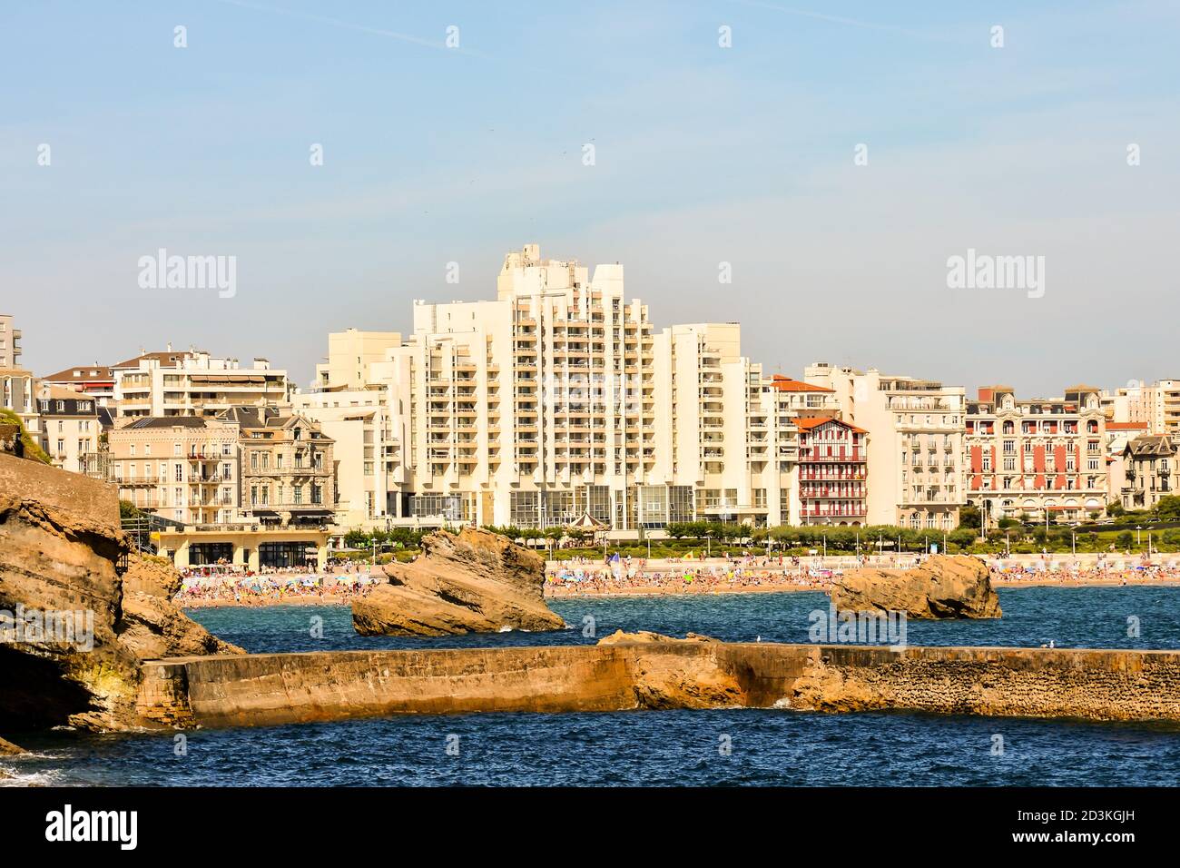 details and landscapes of Biarritz city in France Stock Photo - Alamy