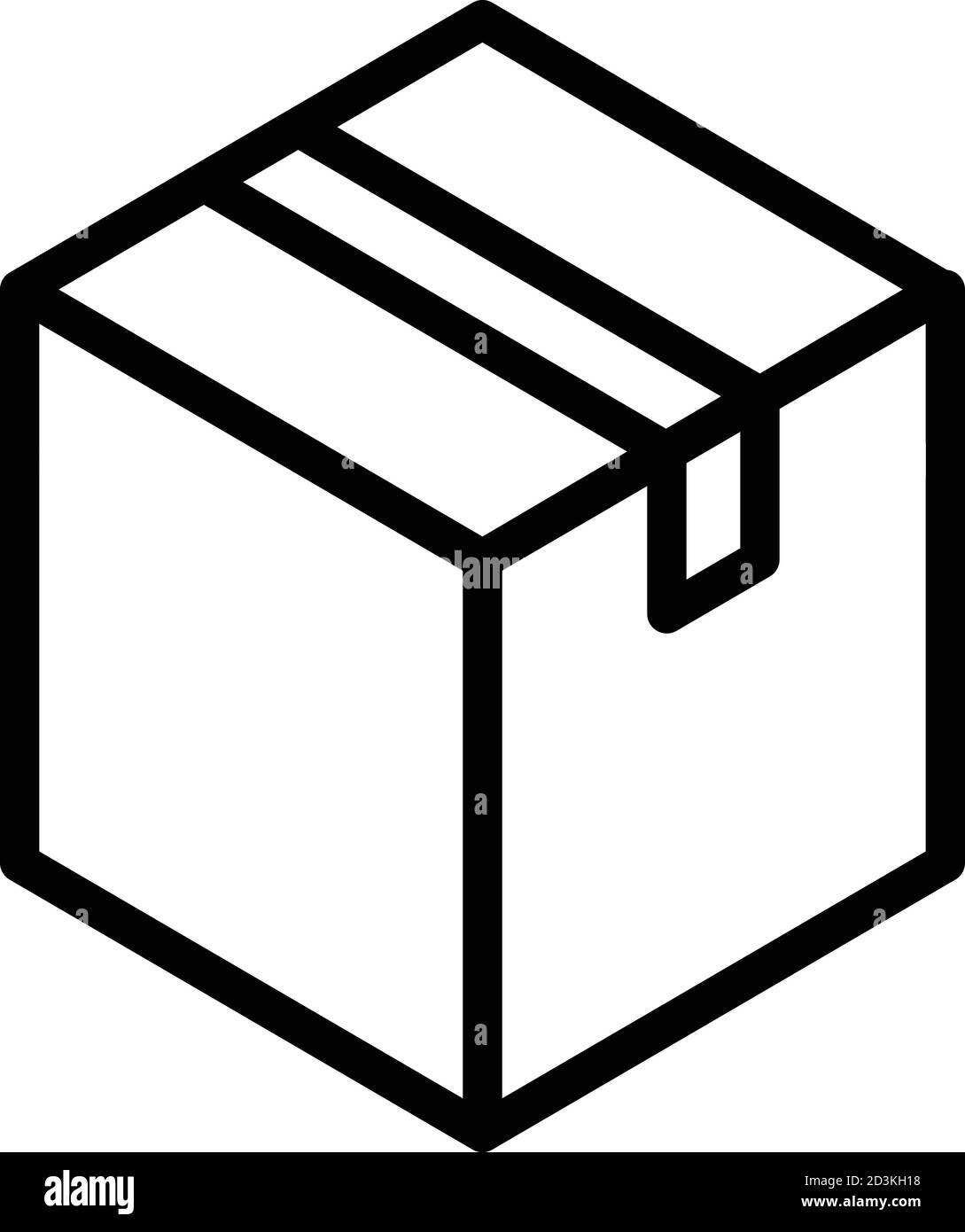 Parcel icon, outline style Stock Vector Image & Art - Alamy