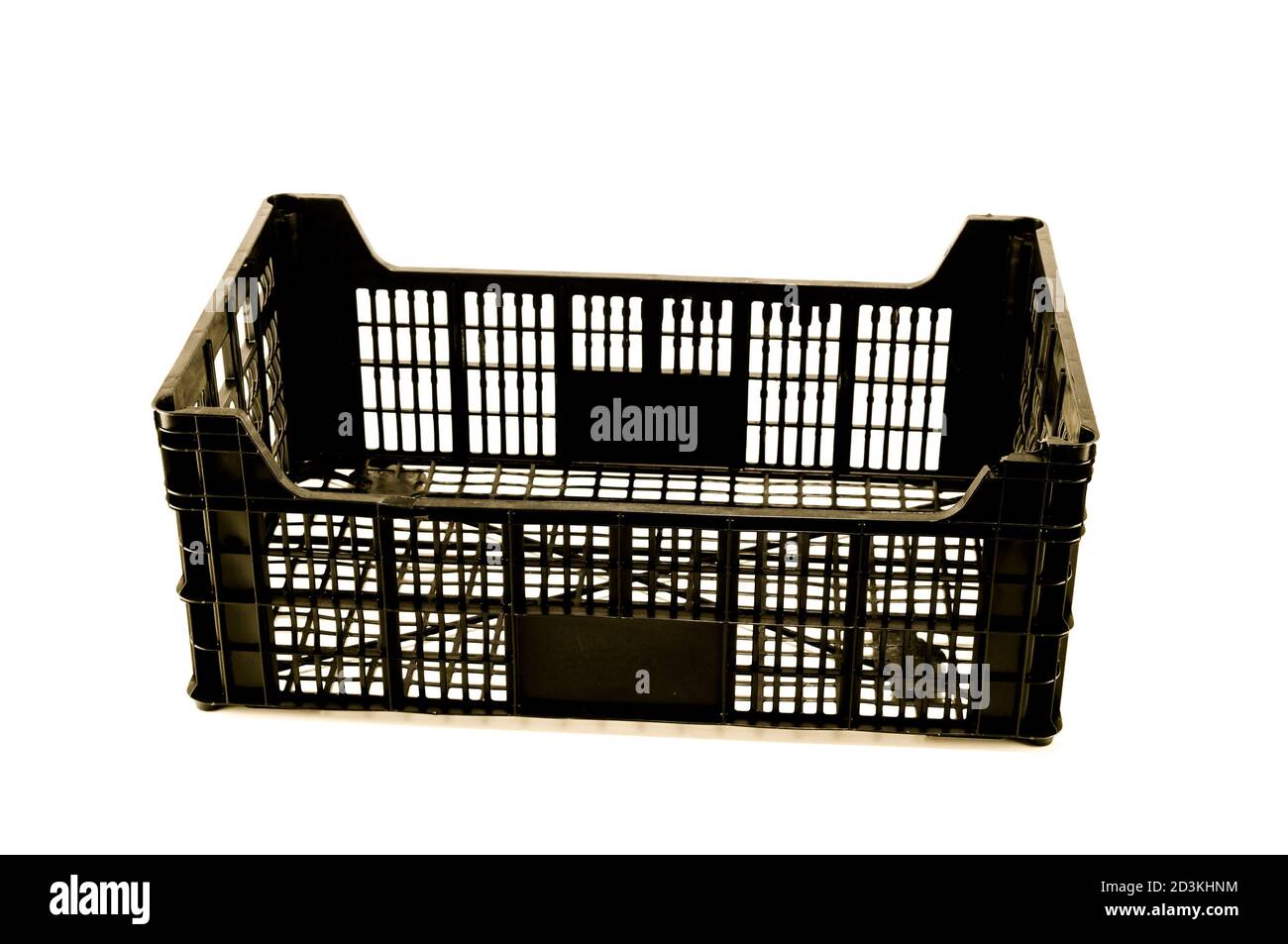 Empty Fruit Crate Box Stock Photo - Alamy
