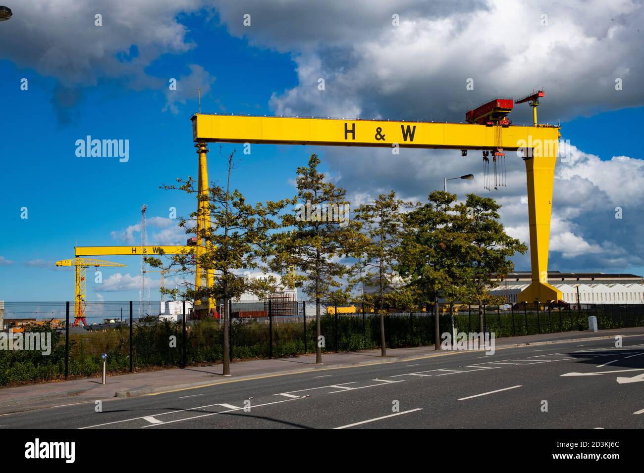Harland and Wolff cranes Belfast Stock Photo - Alamy