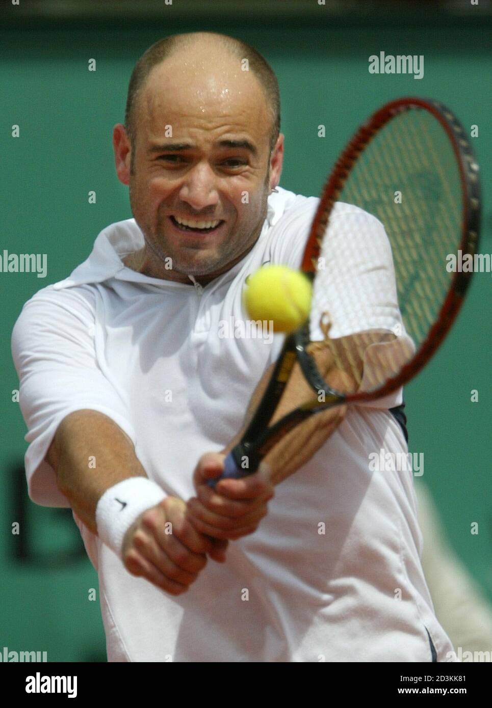 Andre agassi french open final hi-res stock photography and images - Alamy