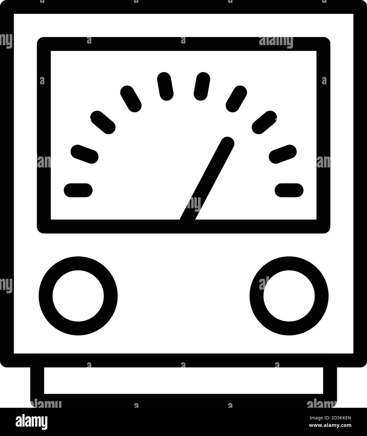 Power voltage regulator icon, outline style Stock Vector Image & Art ...