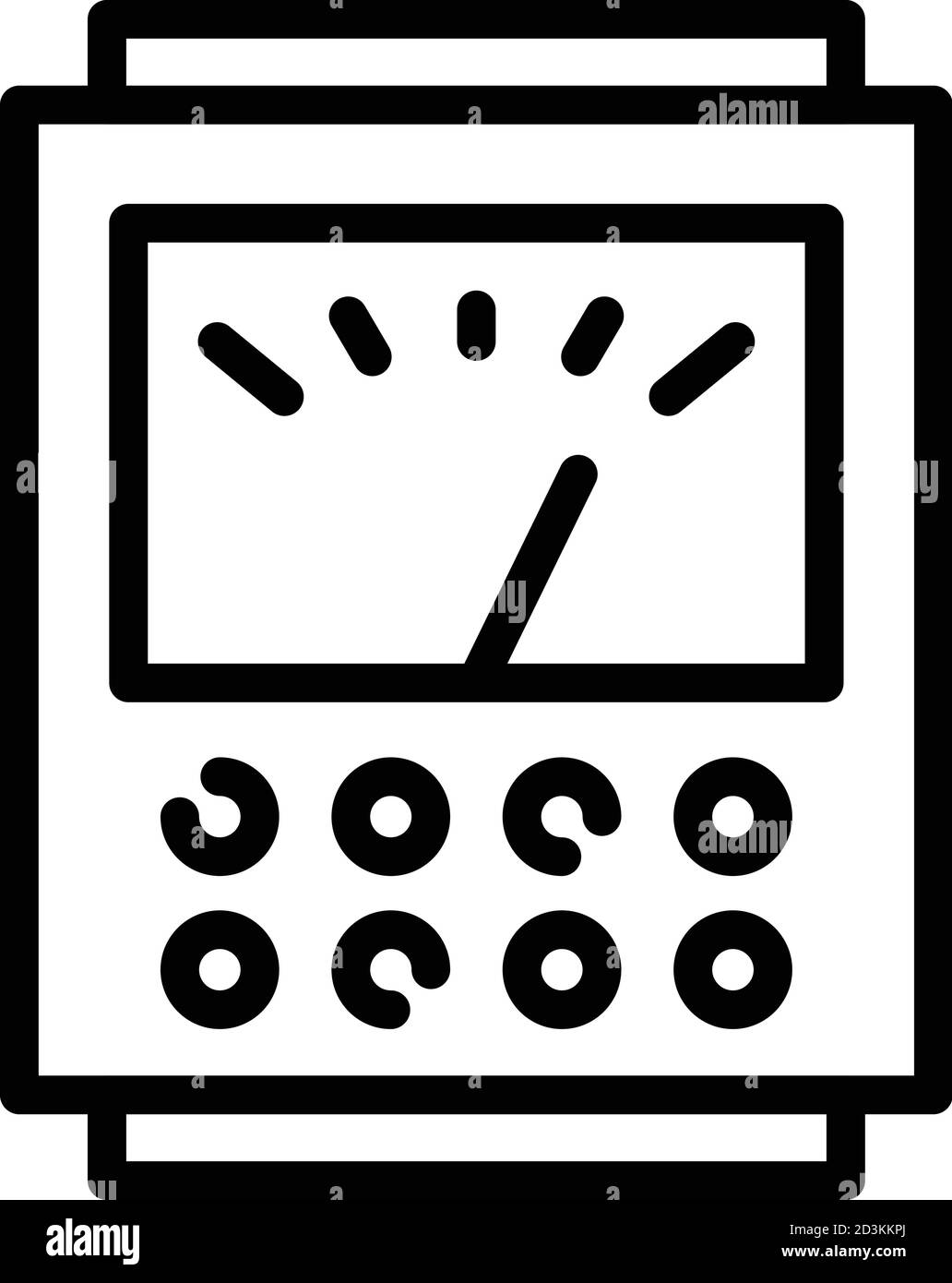 Equipment voltage regulator icon, outline style Stock Vector Image ...