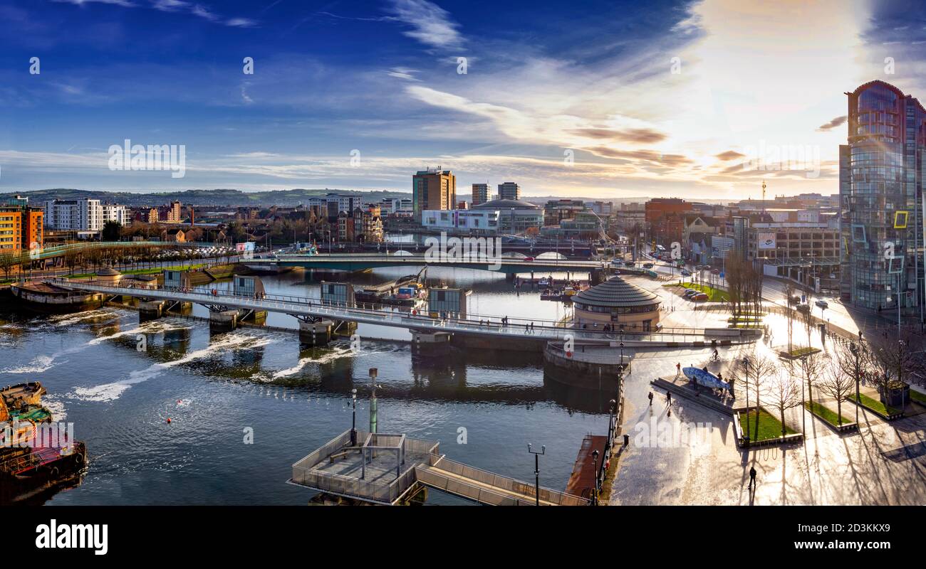 River lagan bridge hi-res stock photography and images - Alamy