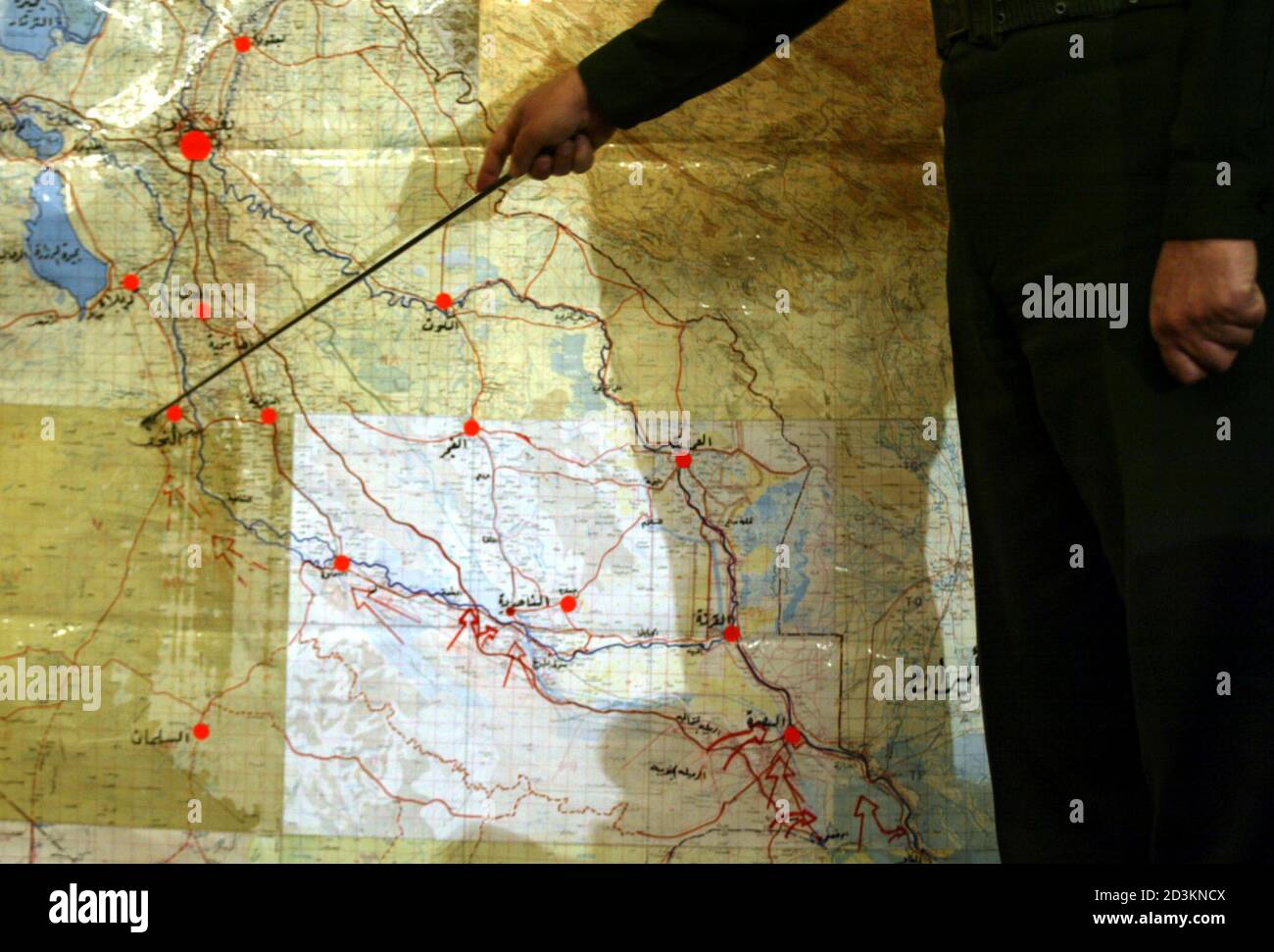 2003 map of iraq hi-res stock photography and images - Alamy