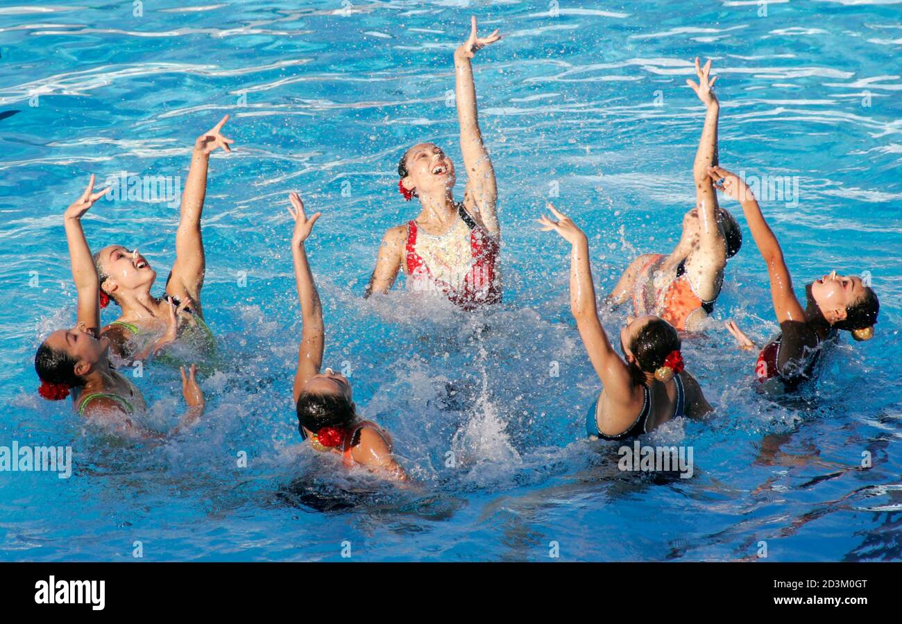 Synchronized Swim Team High Resolution Stock Photography and Images - Alamy