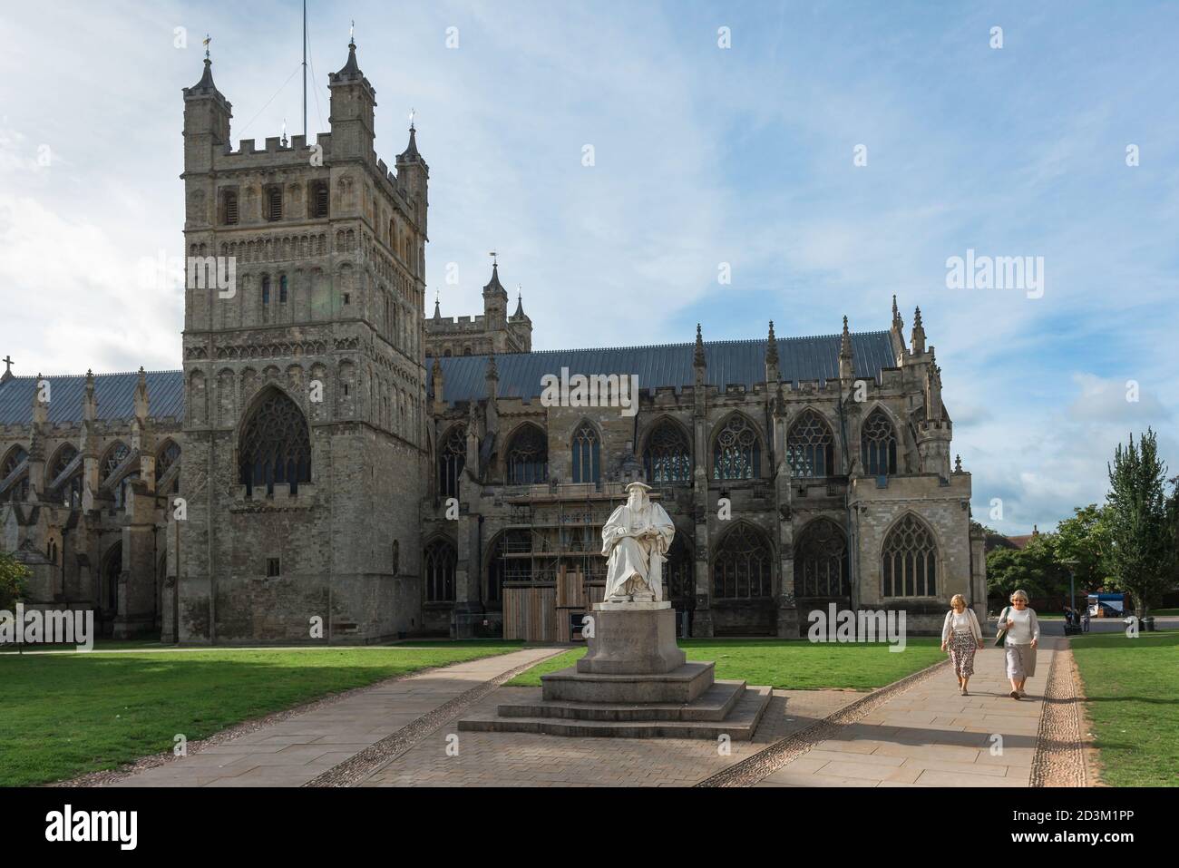 Exeter cathedral close hi-res stock photography and images - Alamy