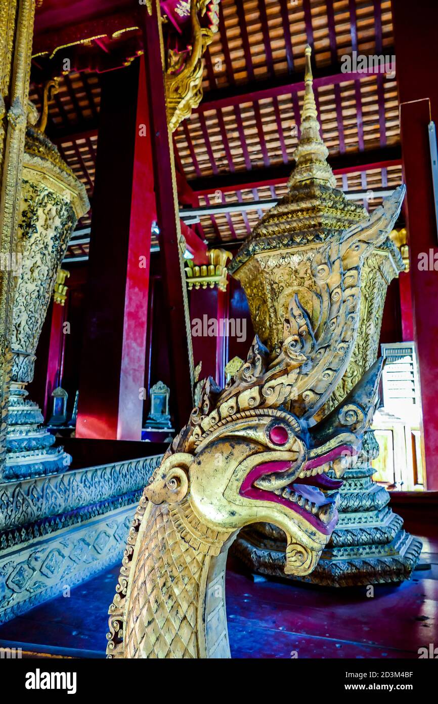 statue in thai temple, digital photo picture as a background Stock ...