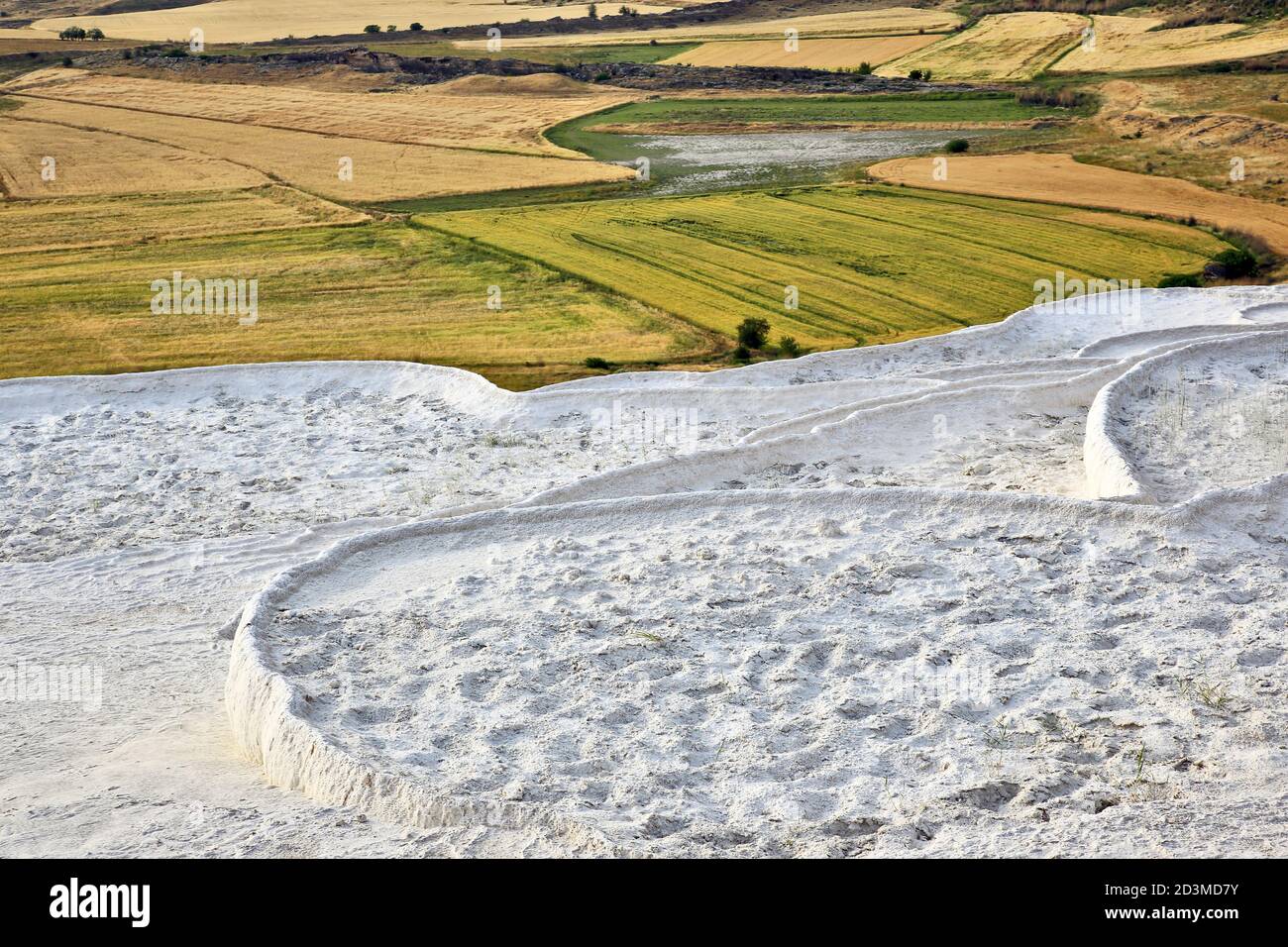 travertines in Pamukkale, Turkey Stock Photo - Alamy