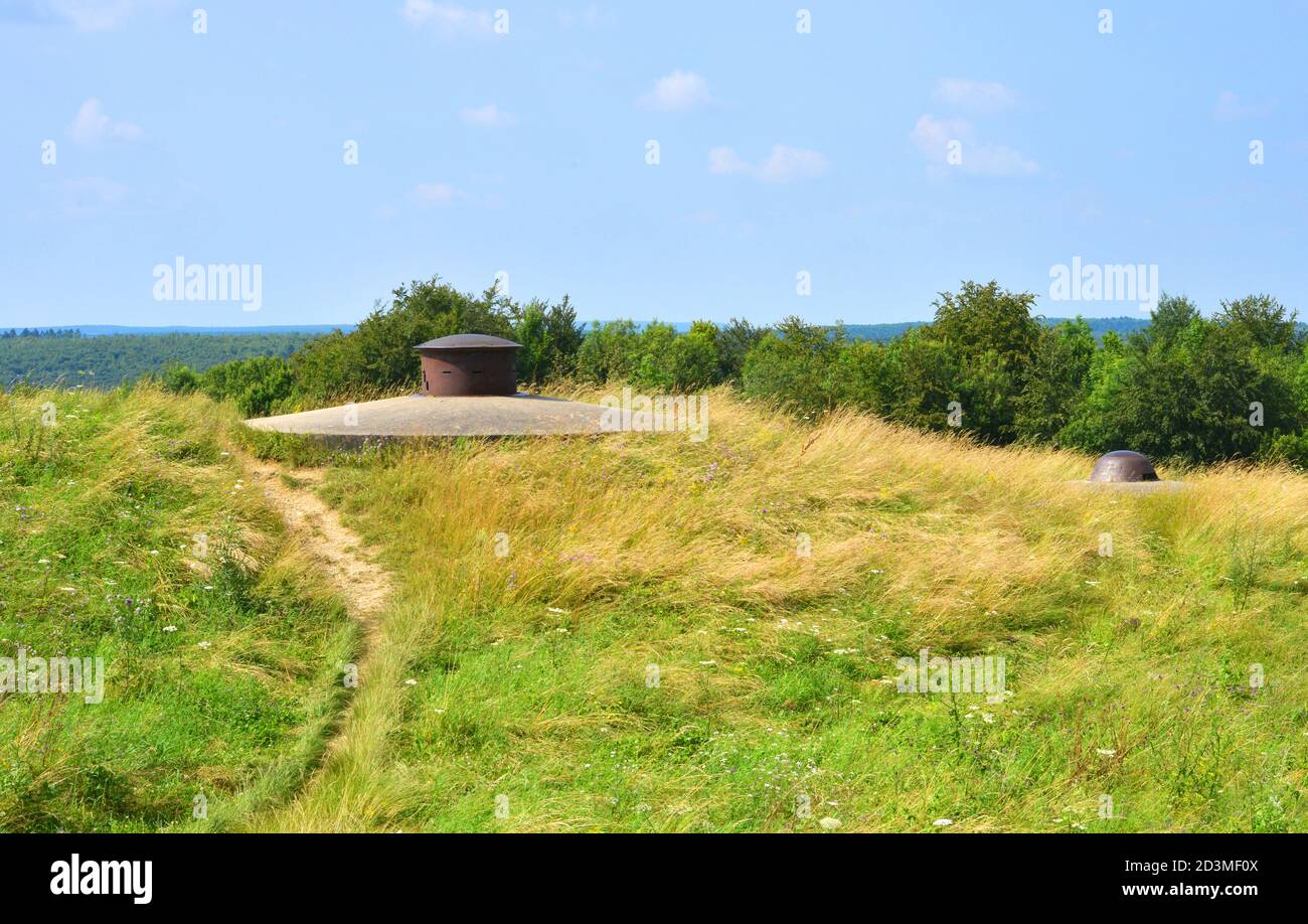 Fortress Douaumont, France Bunker defense system Stock Photo - Alamy