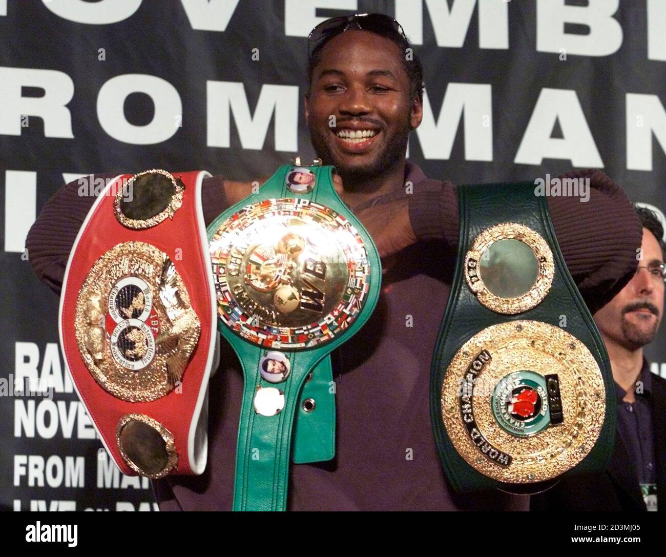 Lennox lewis rahman 2001 hi-res stock photography and images - Alamy