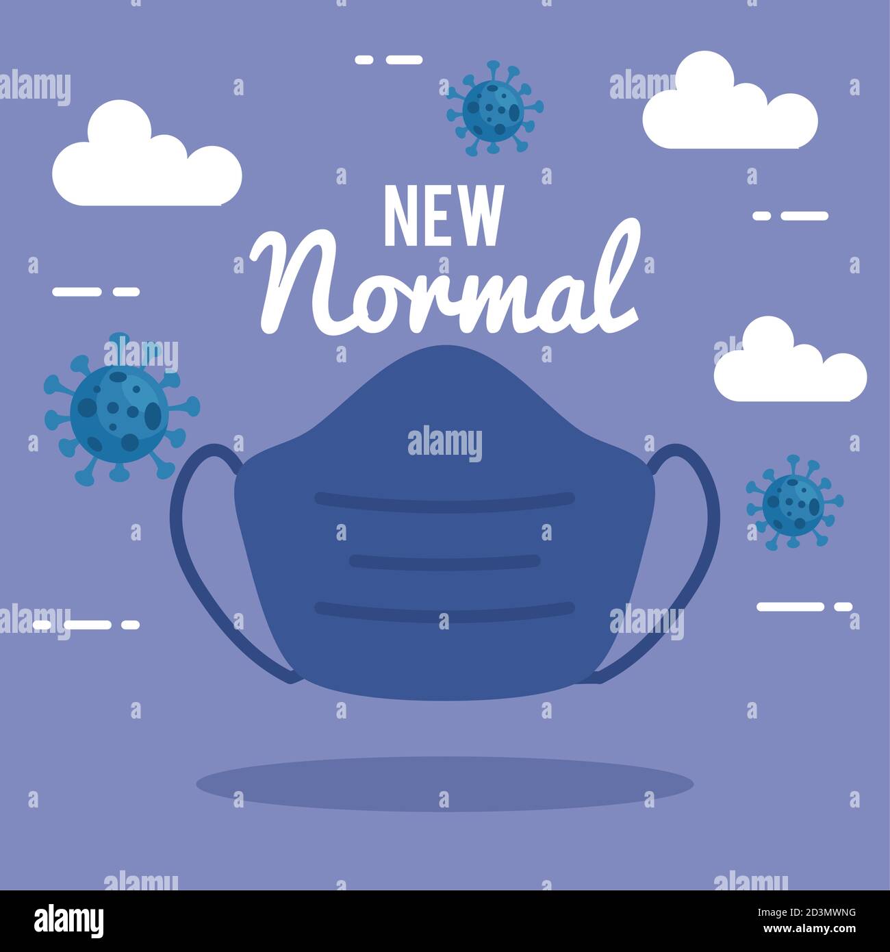 New normal mask vector design Stock Vector Image & Art - Alamy