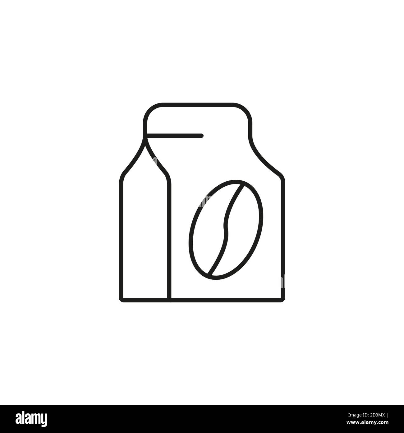 Seed pack icon thin Stock Vector Images - Alamy