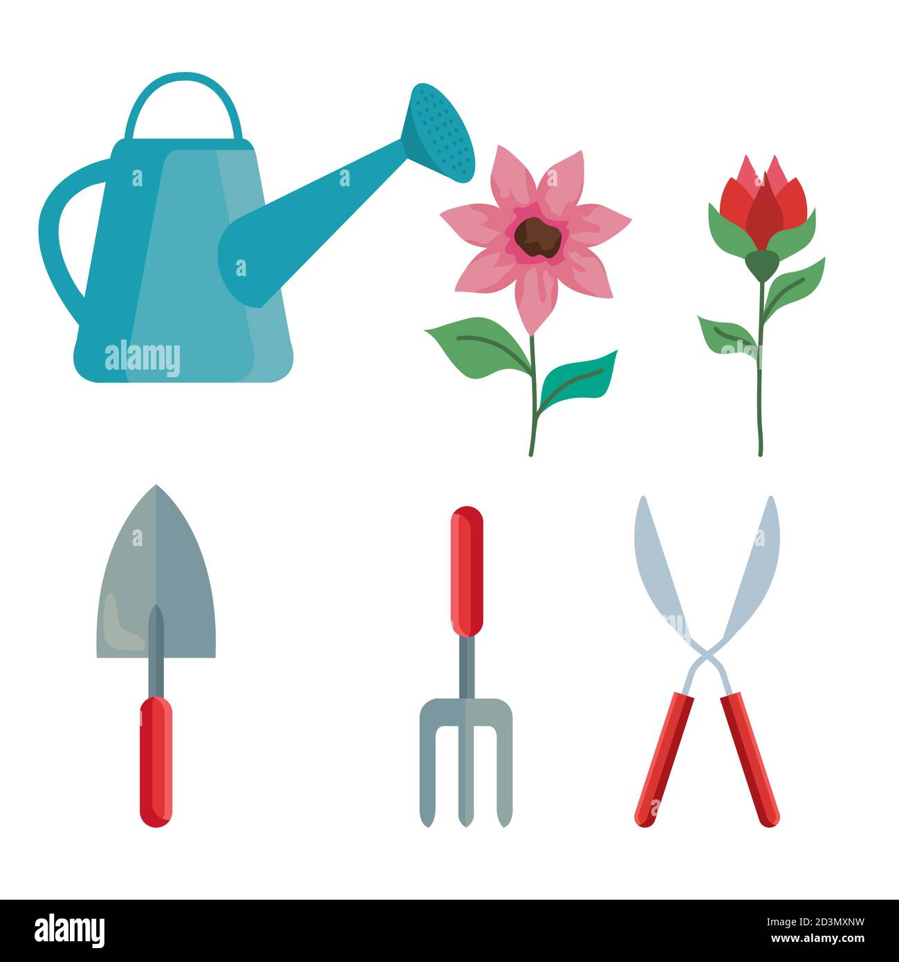 Gardening icon set vector design Stock Vector Image & Art - Alamy
