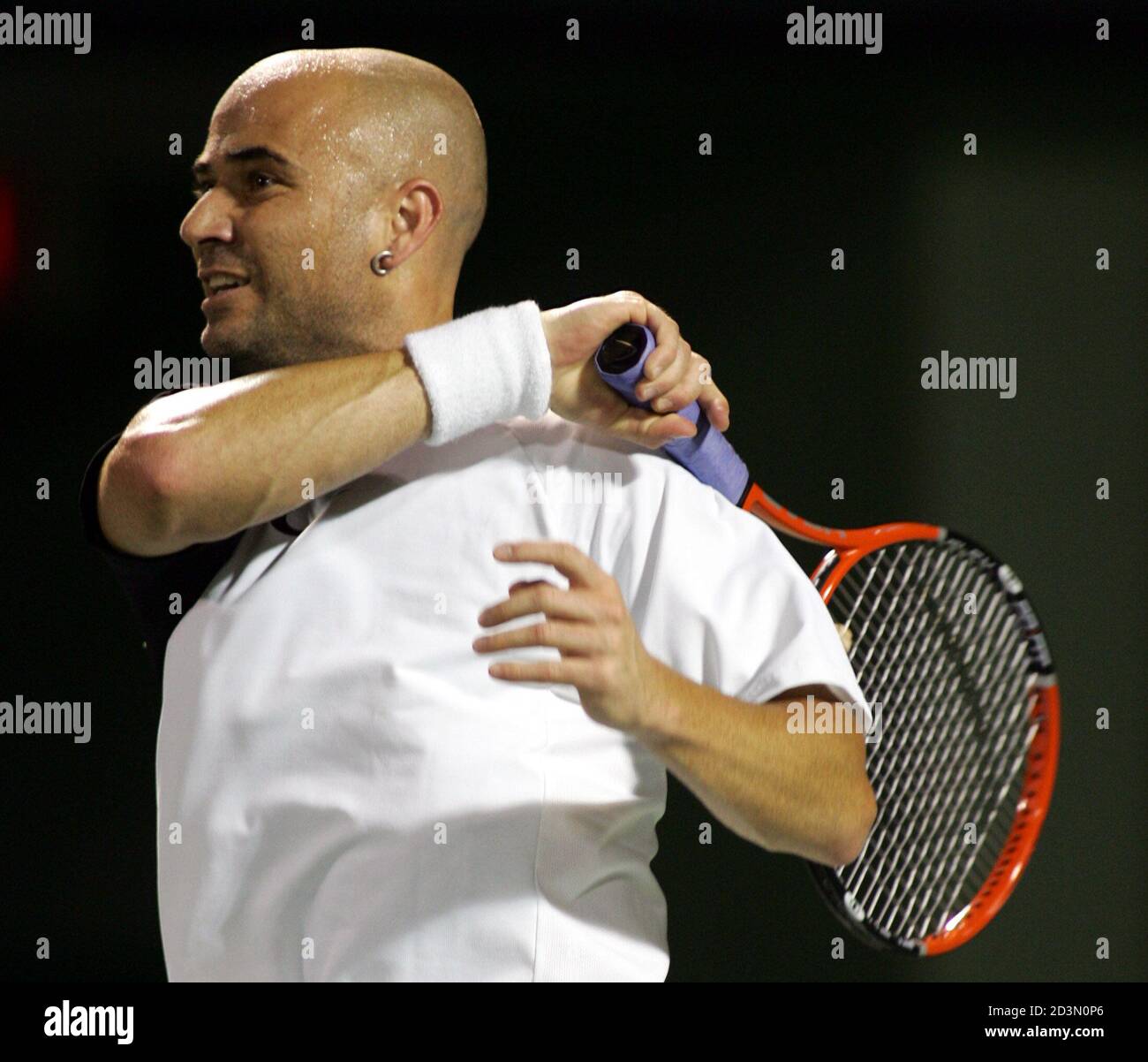 Sport tennis forehand andre agassi hi-res stock photography and images ...