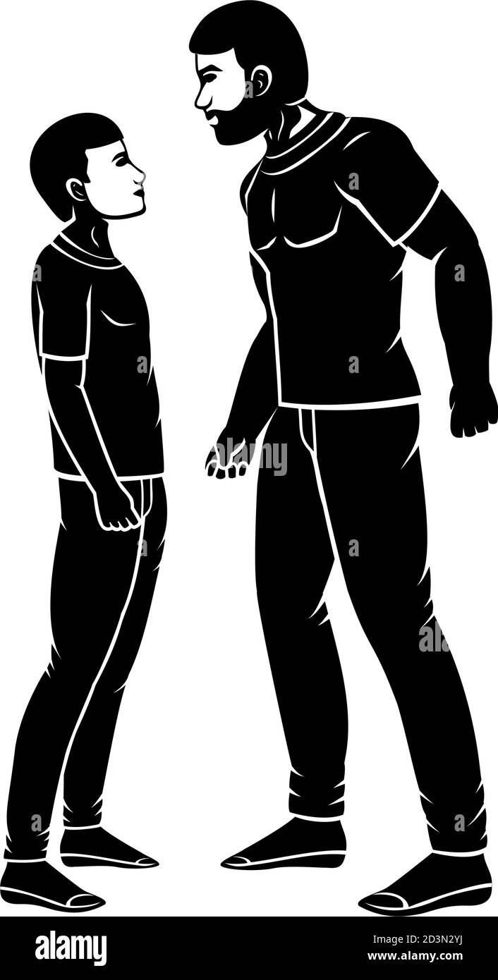 Little men vector vectors hi-res stock photography and images - Alamy