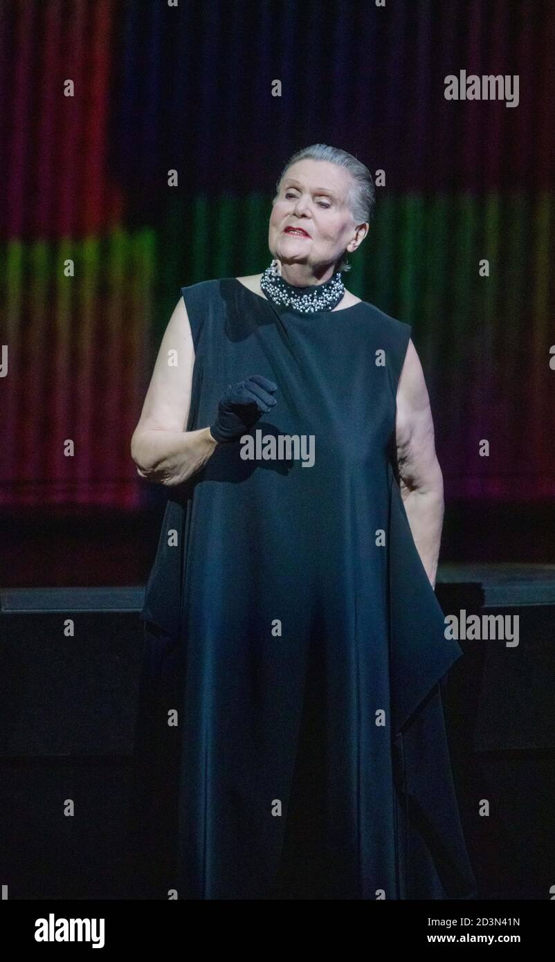 Hamburg, Germany. 08th Oct, 2020. The soprano Anja Silja sings as "The ...