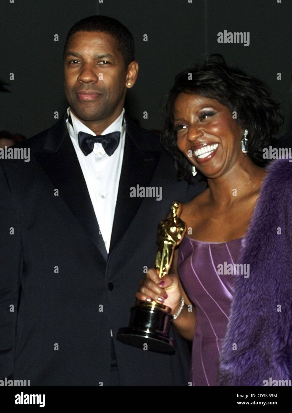 Denzel Washington Wife Pauletta Washington High Resolution Stock ...