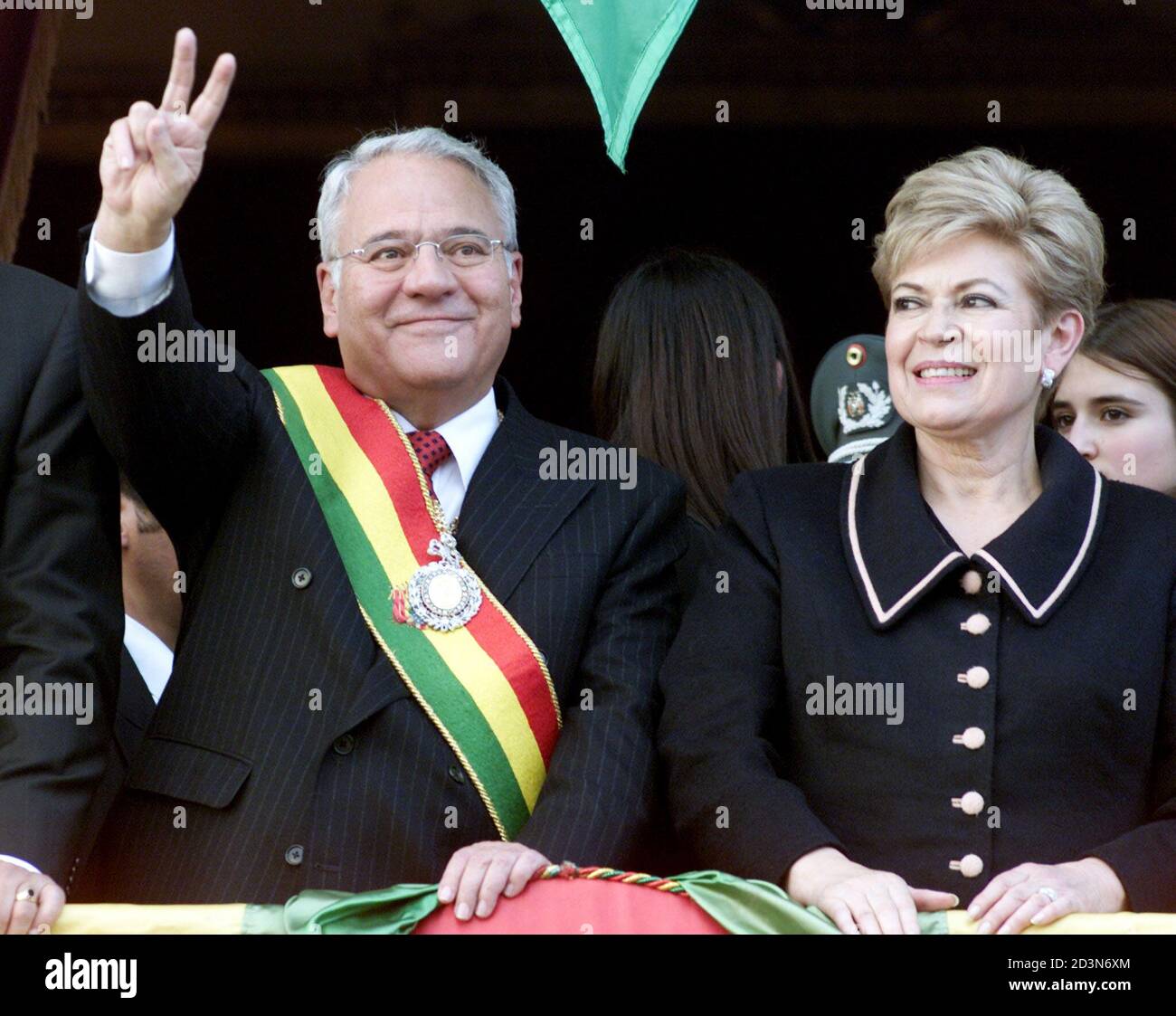 Bolivian president gonzalo sanchez de hi-res stock photography and ...