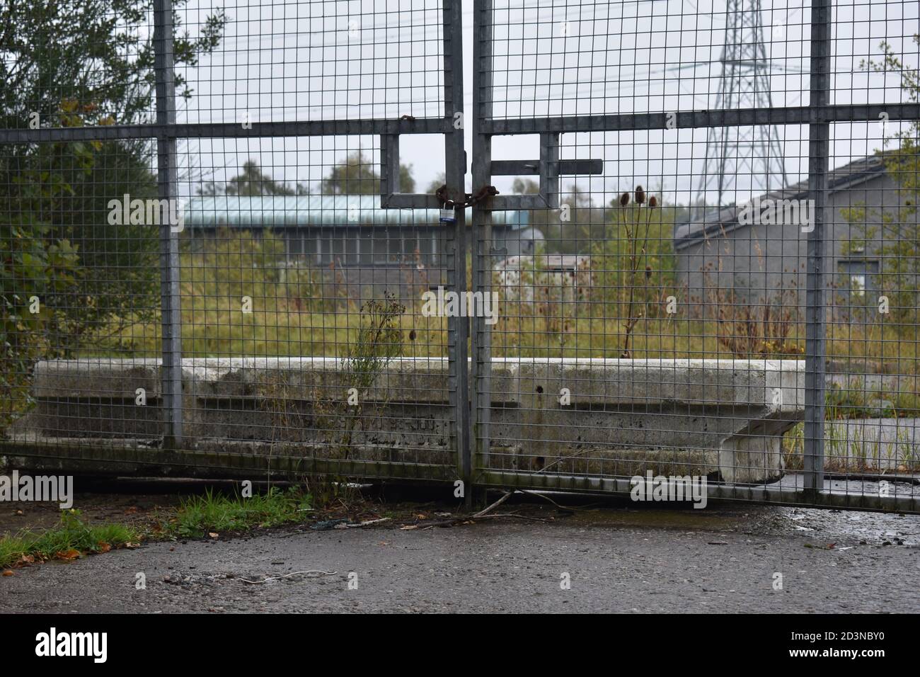 Abandoned industrial area Stock Photo - Alamy