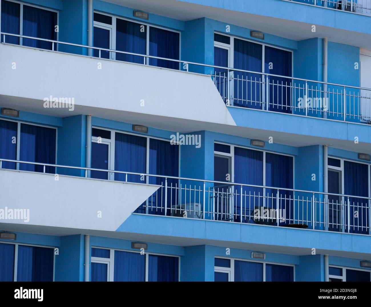 Modern building in an urban residential complex Stock Photo - Alamy