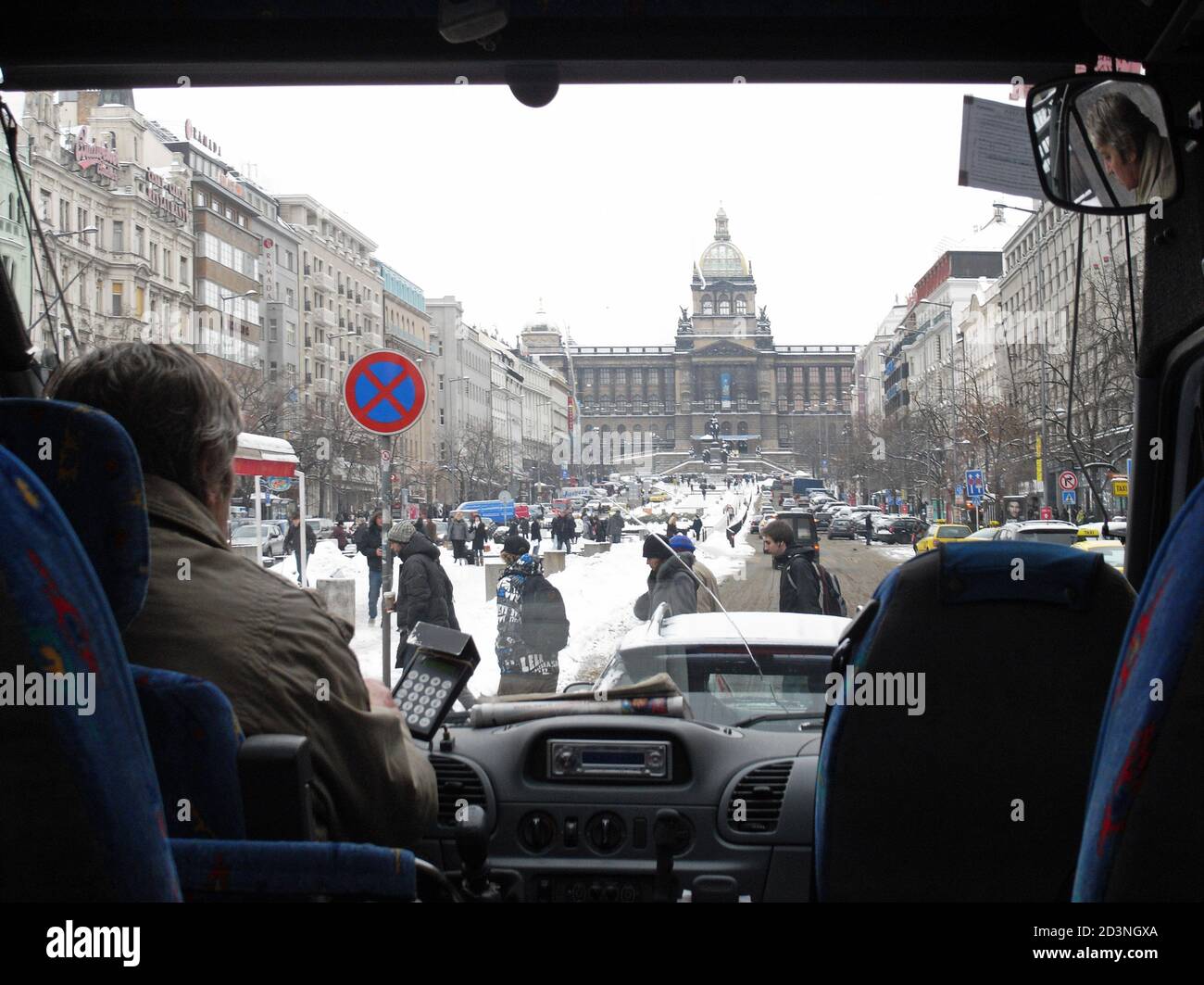 Praha (Czech Republic) in winter Stock Photo - Alamy