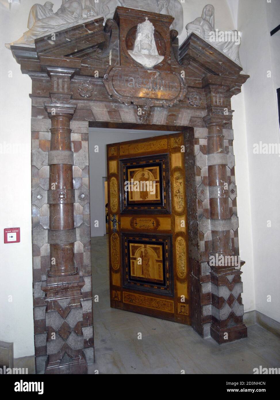 Praha (Czech Republic) . Tower clock Stock Photo - Alamy