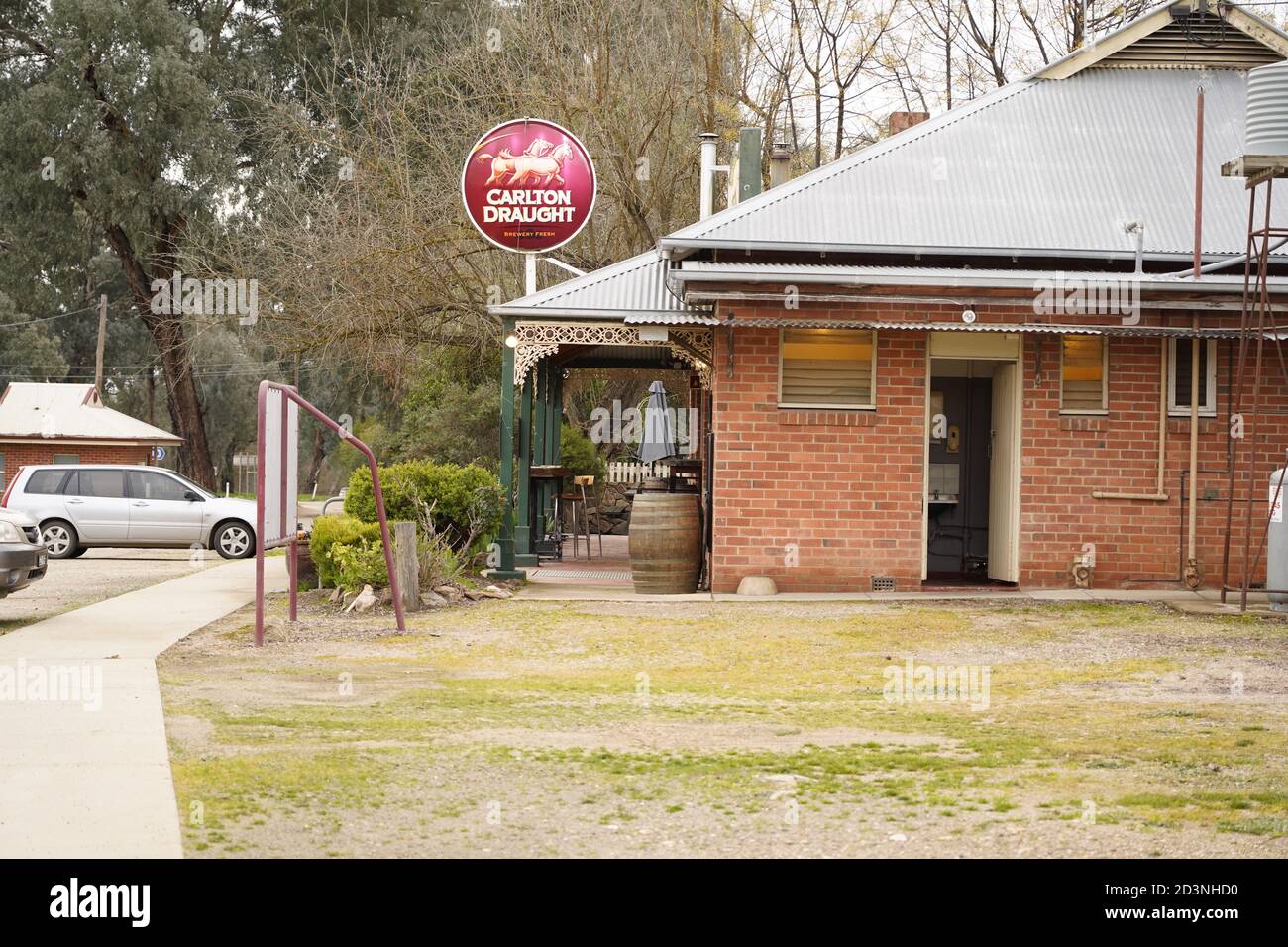The local pub in Everton, Victoria. The great Australian hotel Stock ...