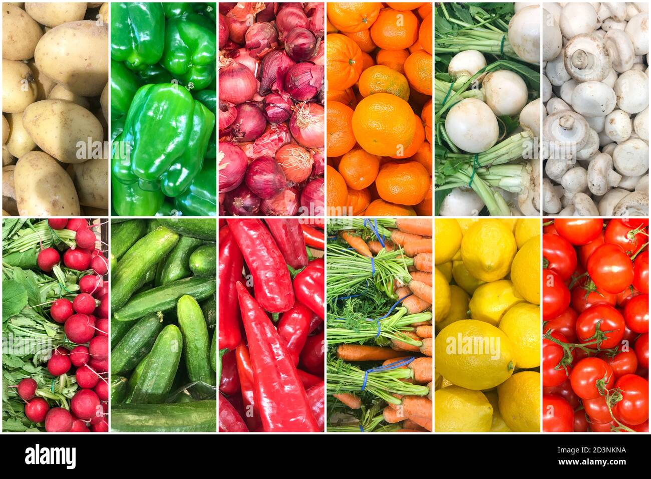Collection of different fresh vegetables Stock Photo - Alamy
