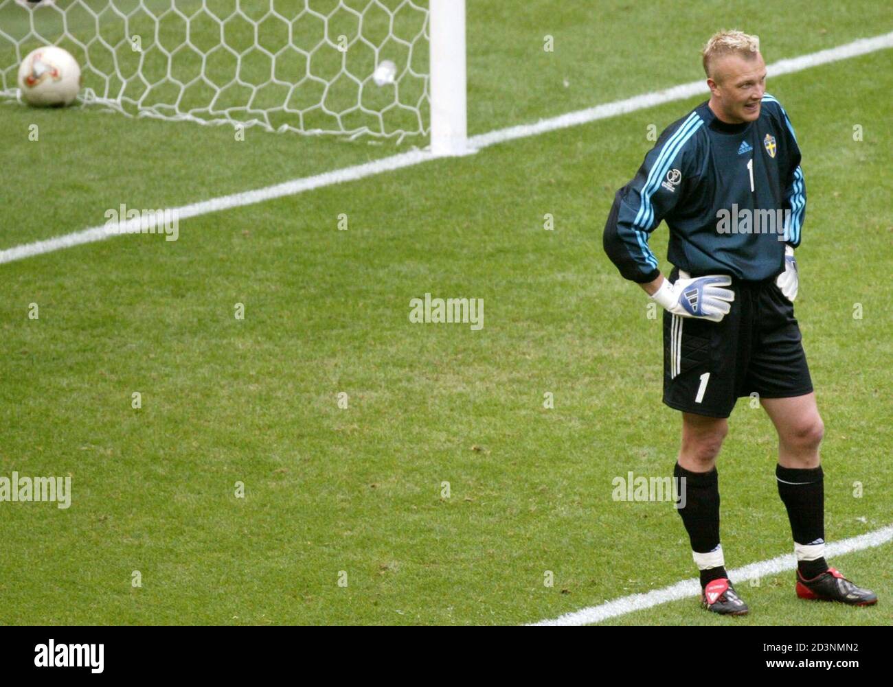 Swedens goalkeeper magnus hedman hi-res stock photography and images ...