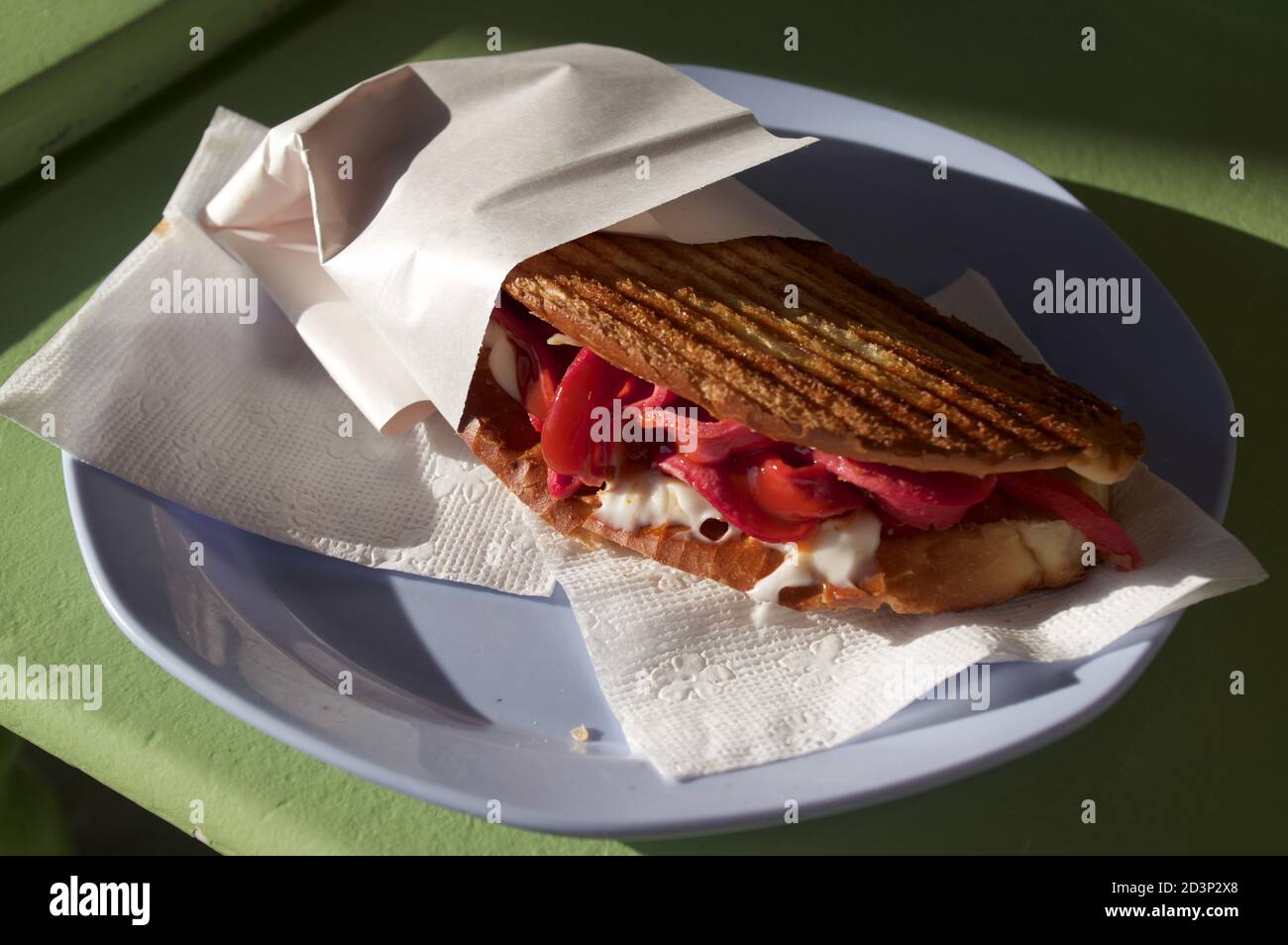 Ayvalik toast, in Cunda island, Ayvalik, Turkey Stock Photo - Alamy