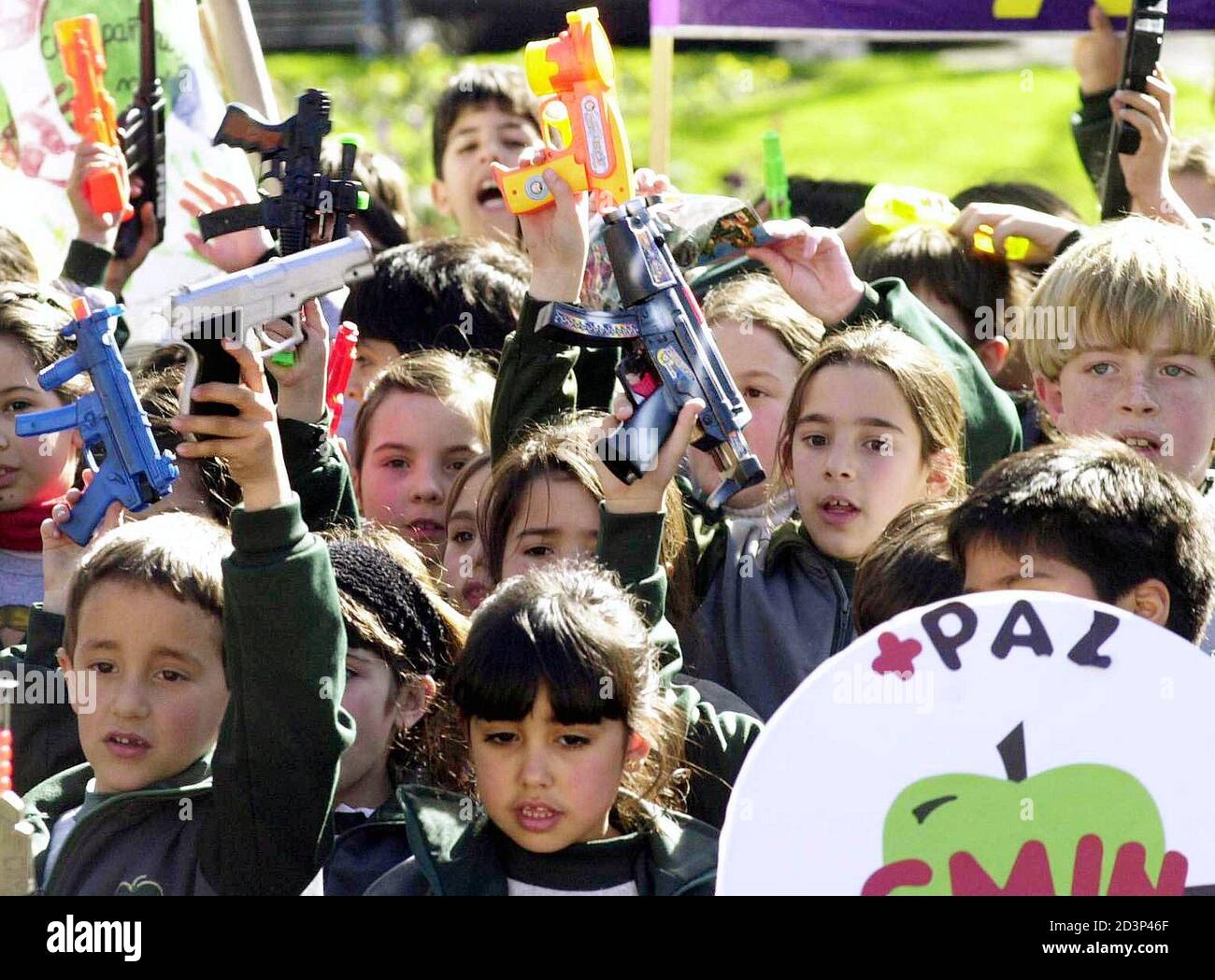 Handing over guns hi-res stock photography and images - Alamy