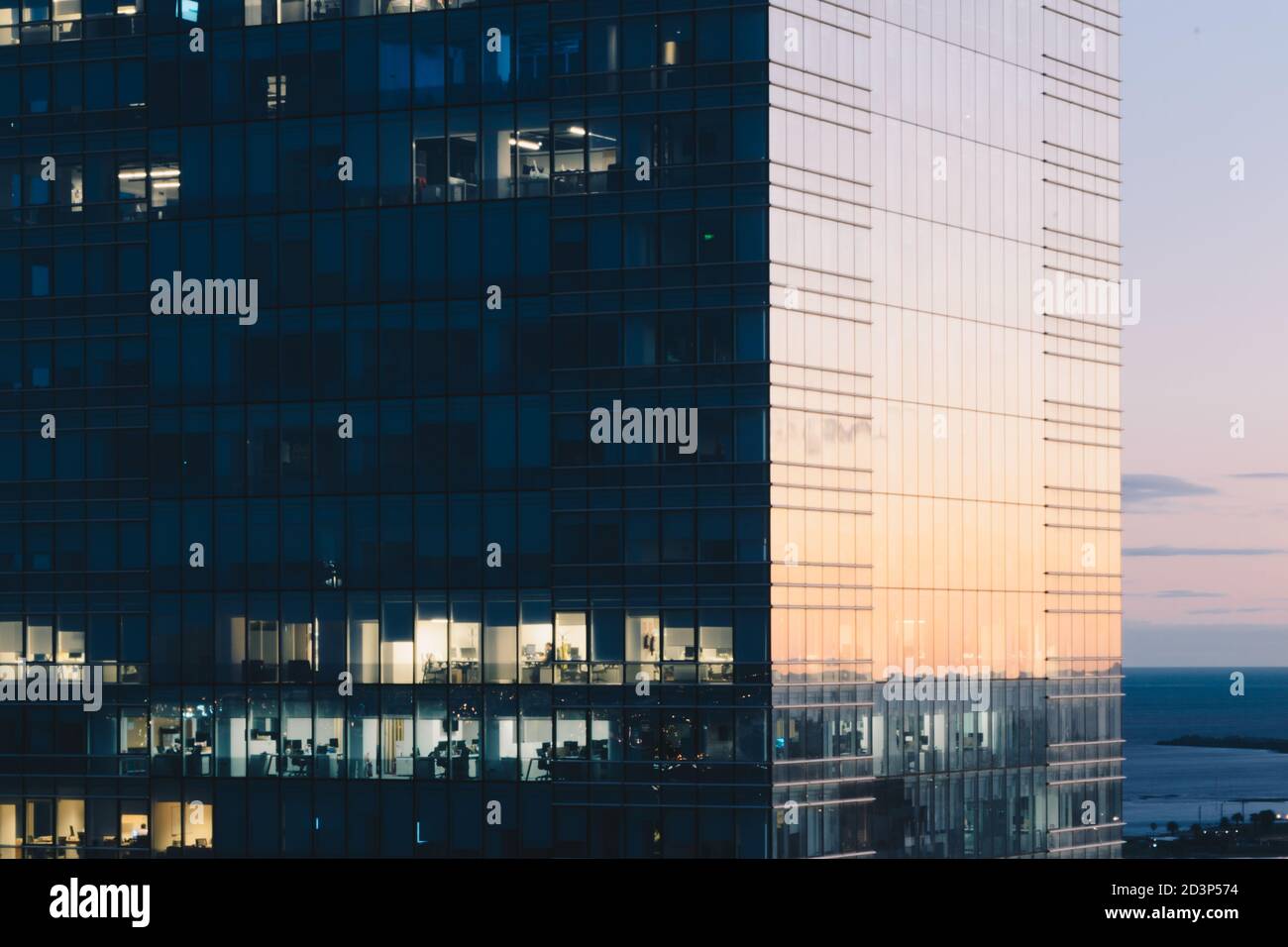 Tower 4 of Montevideo World Trade Center Stock Photo - Alamy