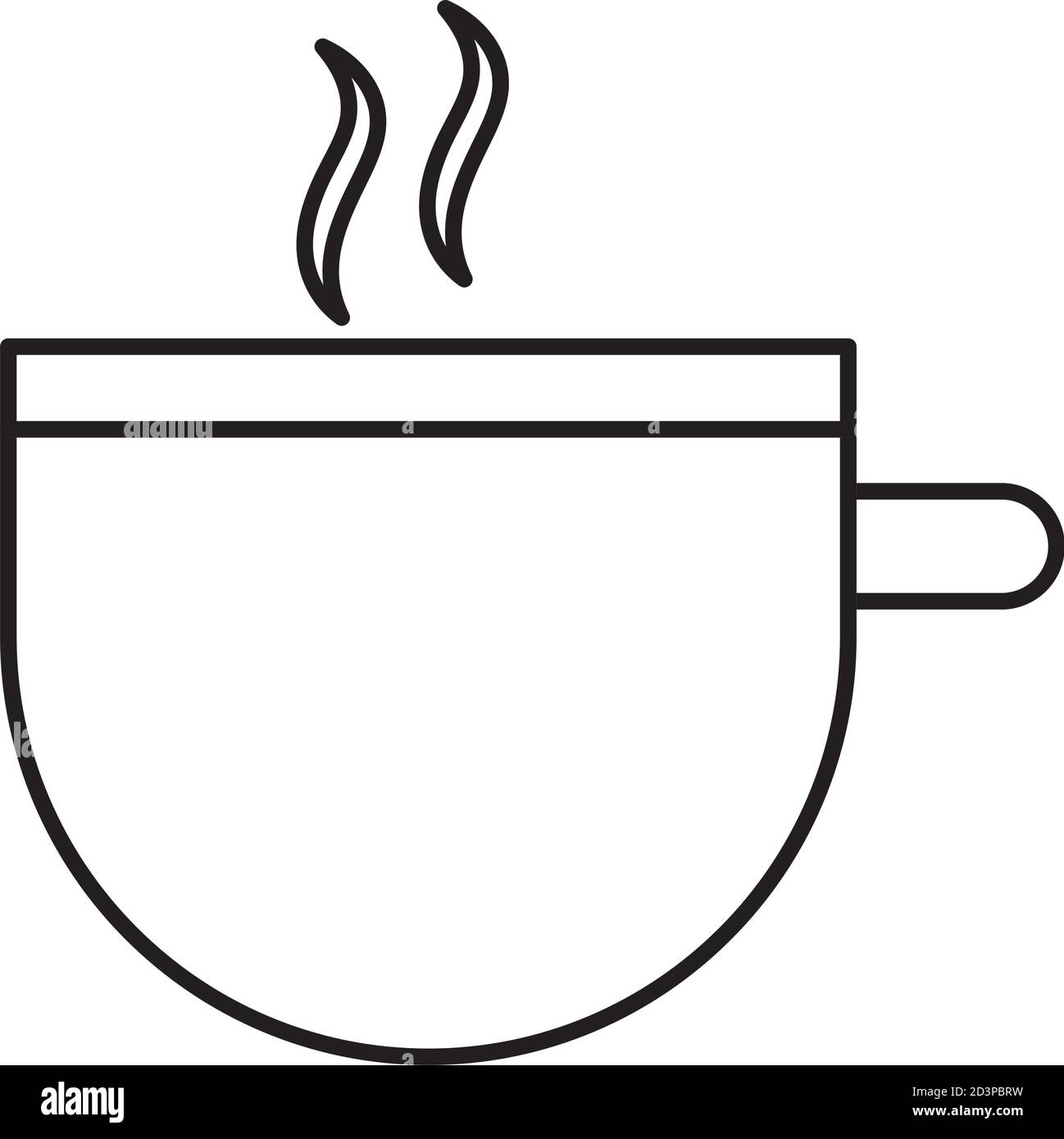 tea cup line style icon vector design Stock Vector Image & Art - Alamy