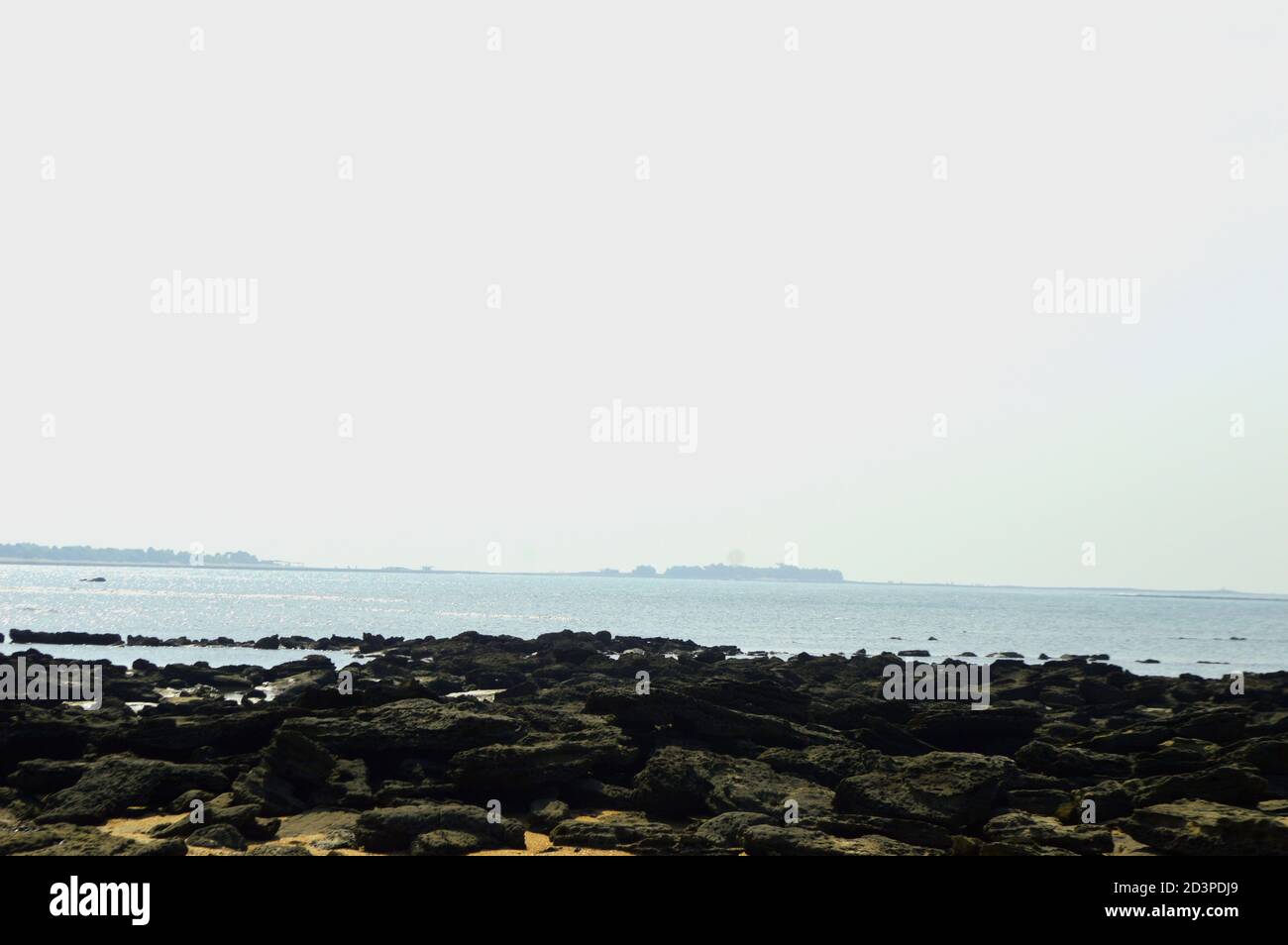 Beautiful Natural Sea Island View Stock Photo - Alamy