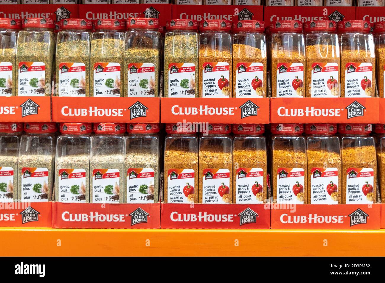 Condiment Bottle in a Store Shelf Stock Photo - Alamy